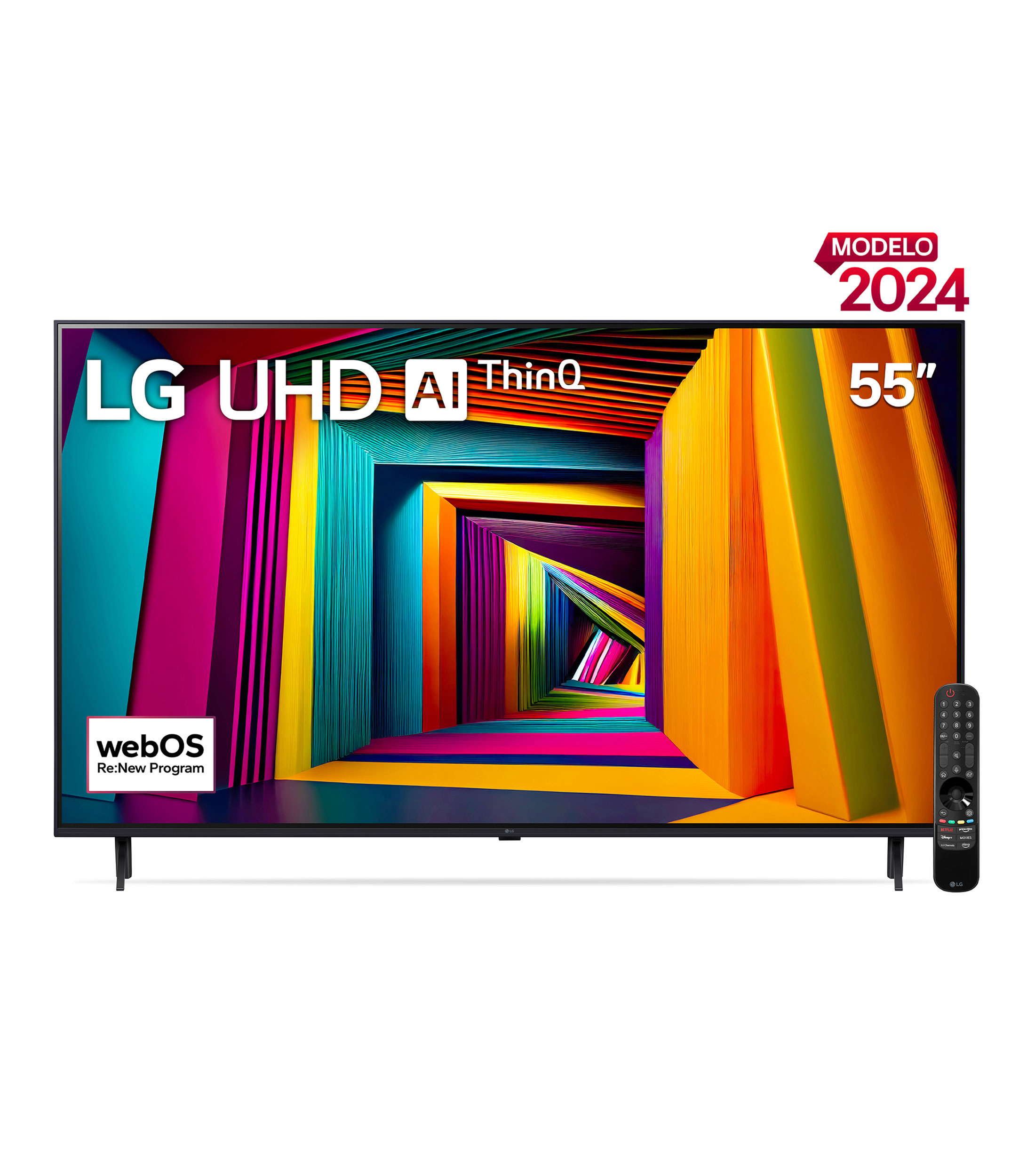 Pantalla 55 Pulgadas, Plana, UHD, 4K, webOS, 55UT9050PSA Lg