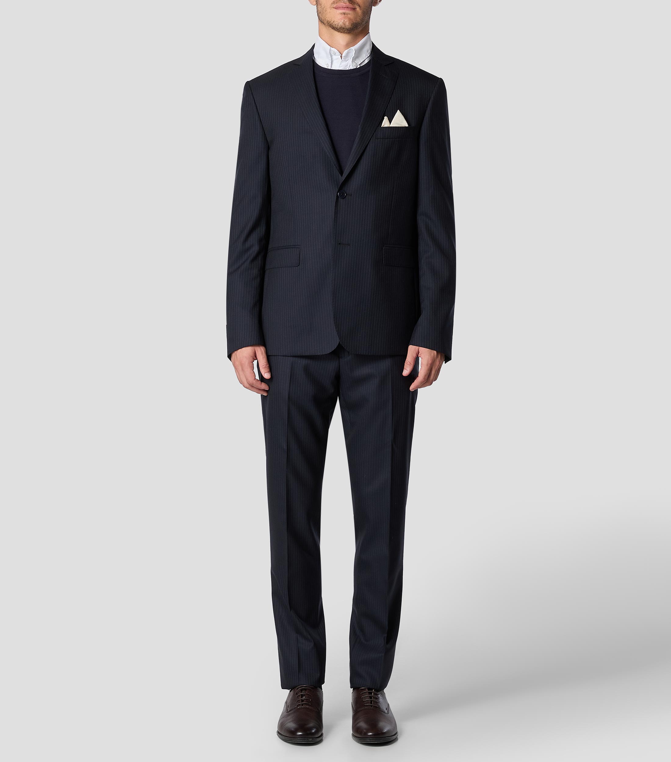 Pal Zileri: Traje de corte regular con rayas Hombre | El Palacio de Hierro