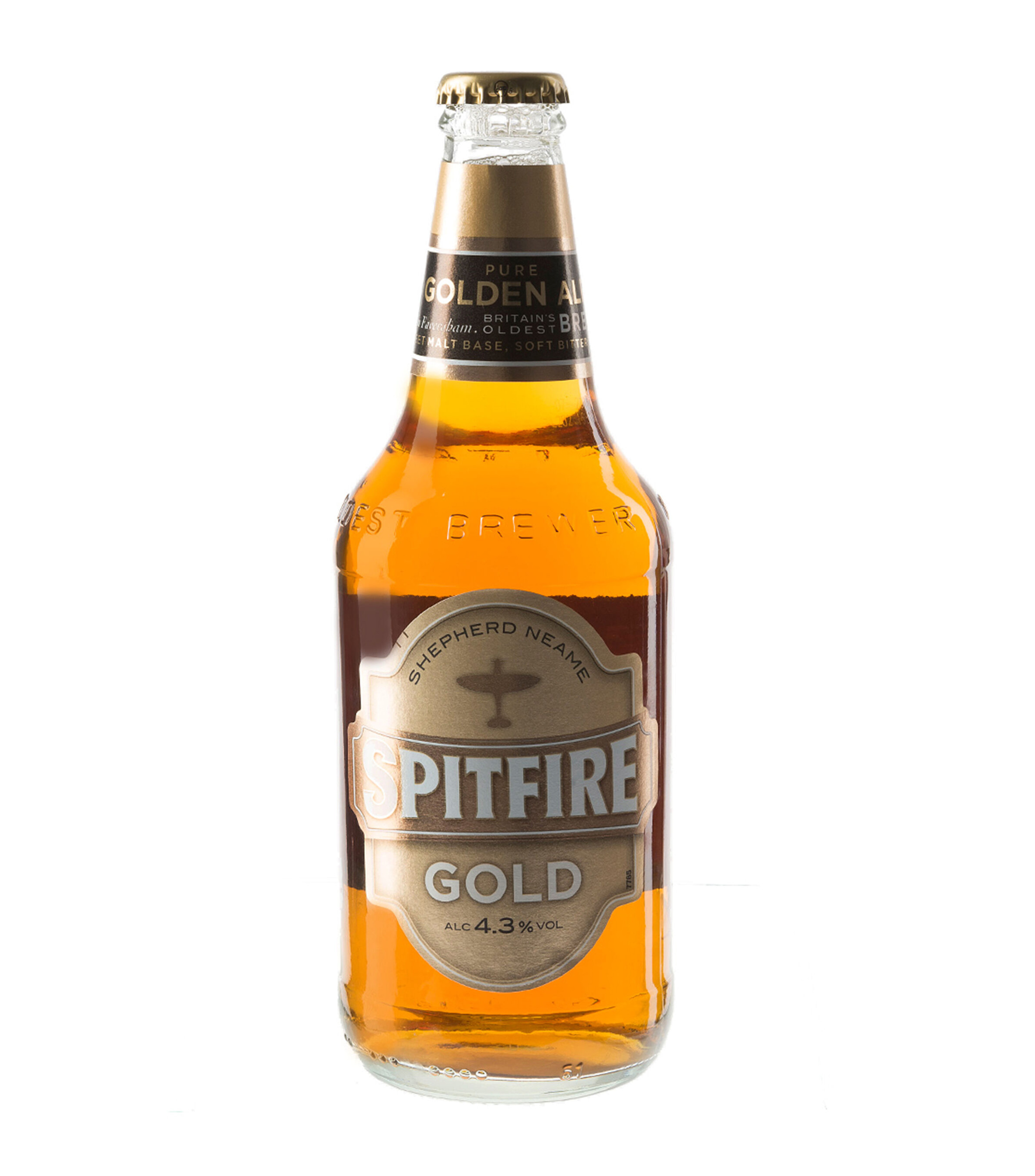 Shepherd Neame Cerveza Spitfire Gold, 500 ml - El Palacio de Hierro