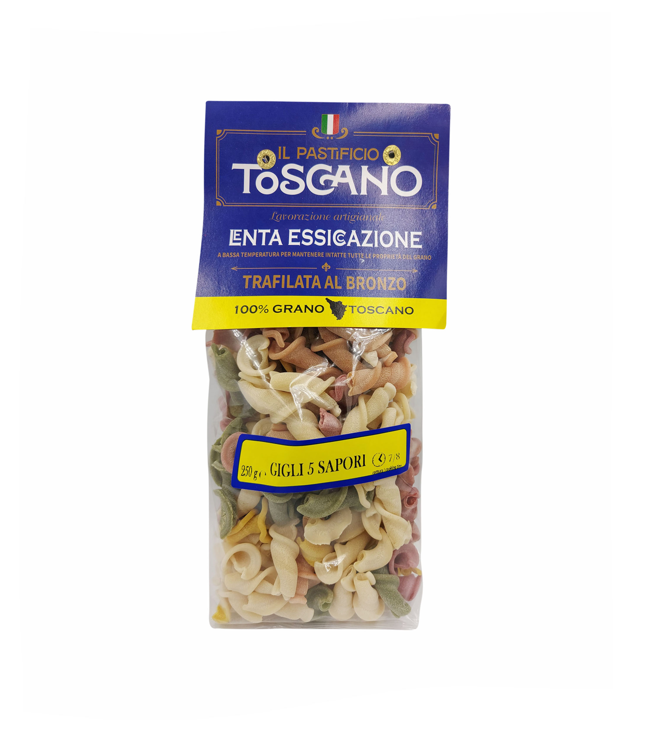 Il Pastificio Toscano Pasta Gigli 5 Sapori, 250 g - El Palacio de Hierro