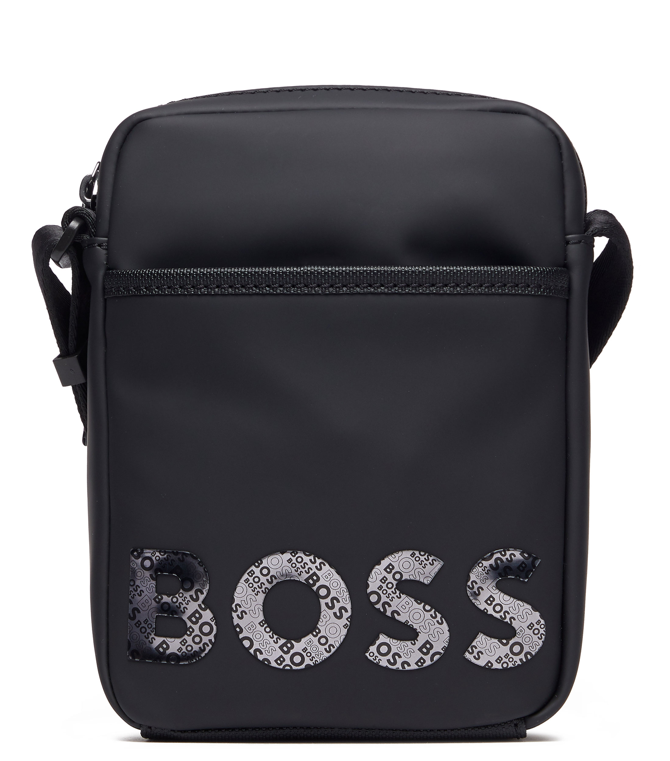 Boss: Bolso Crossbody Curtis negro con logo Hombre | El Palacio de Hierro