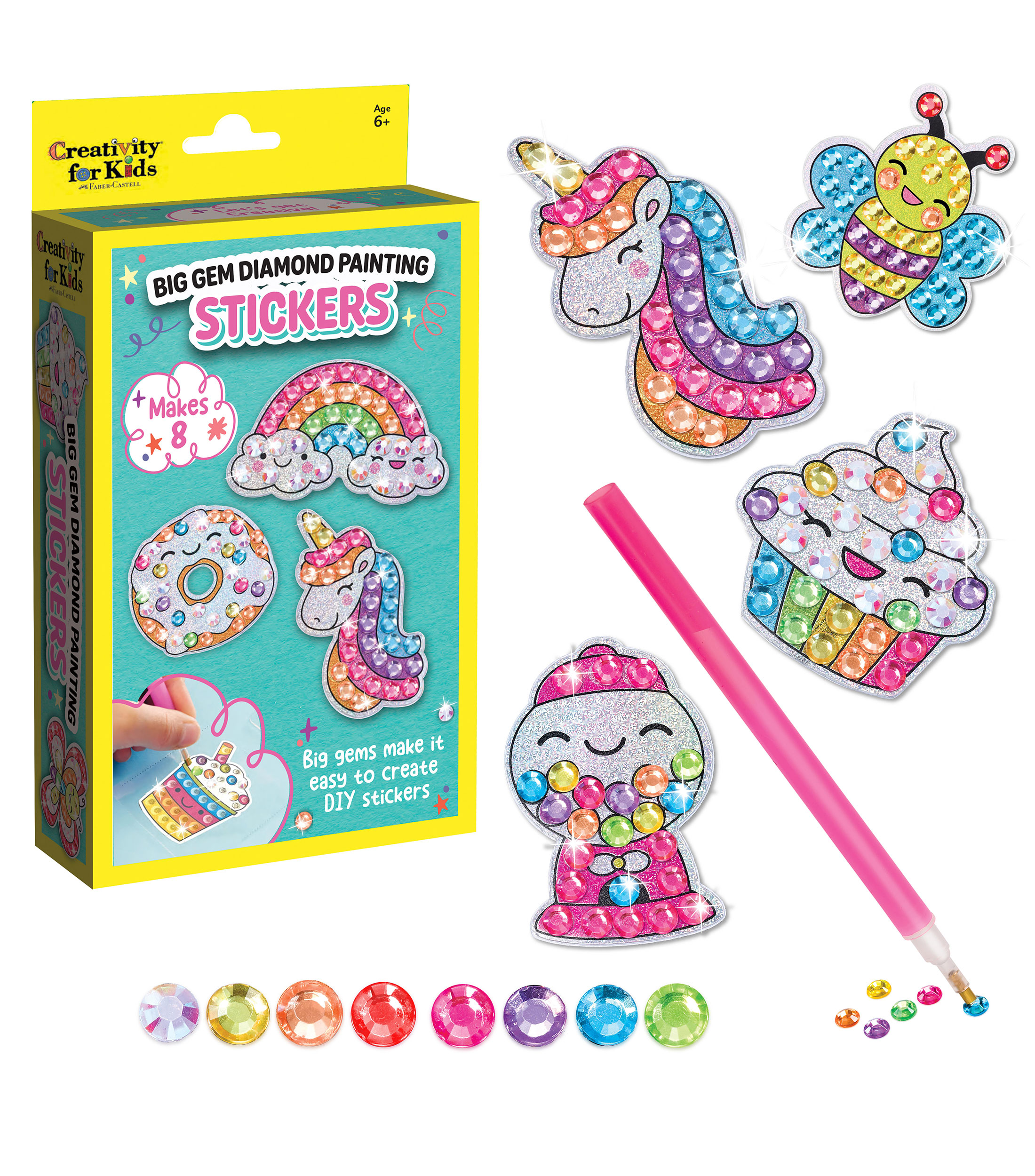 Creativity for Kids: Set Stickers para pintar Big Gen Diamond | El ...