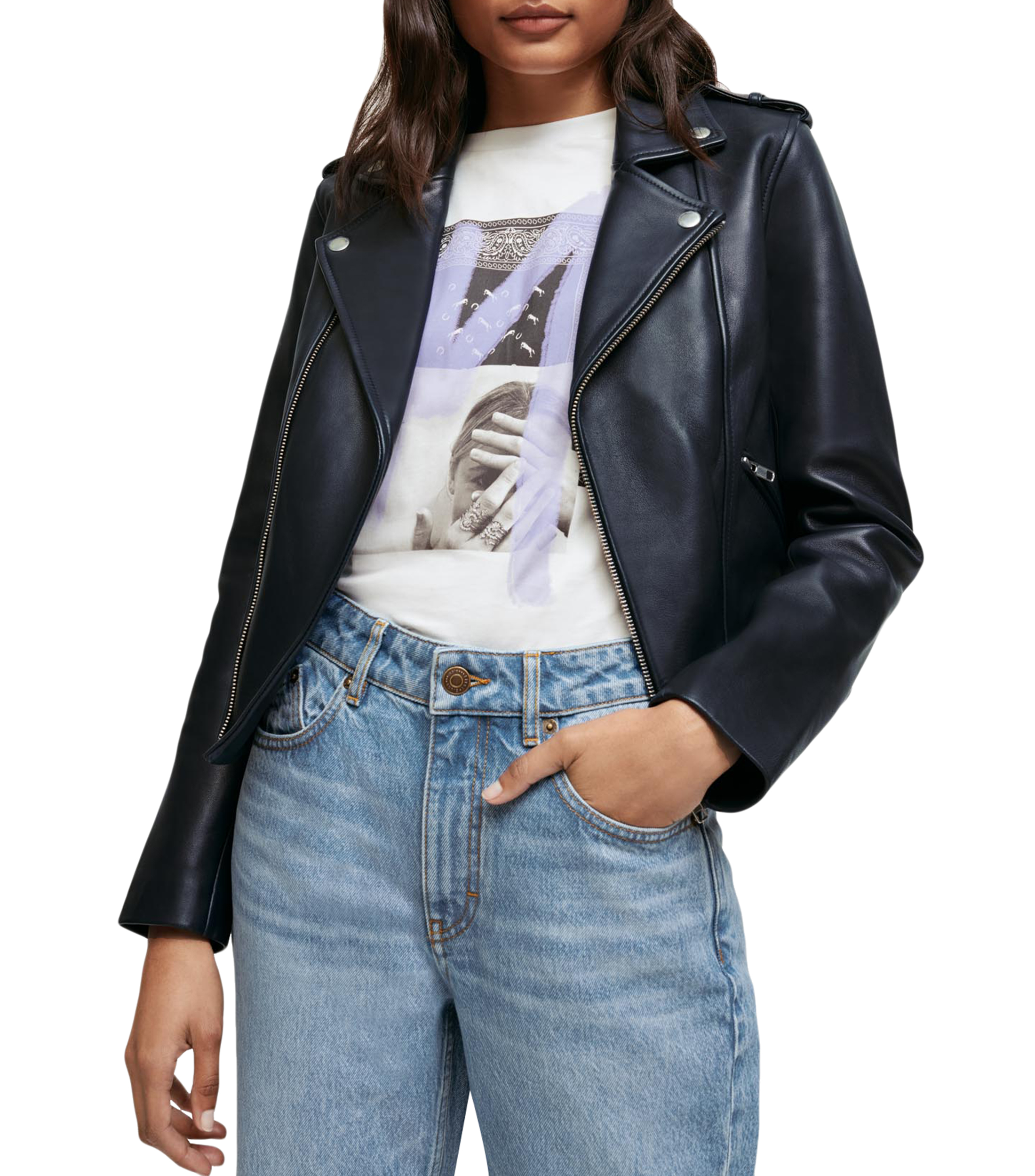 Maje Chamarra biker Mujer - El Palacio de Hierro