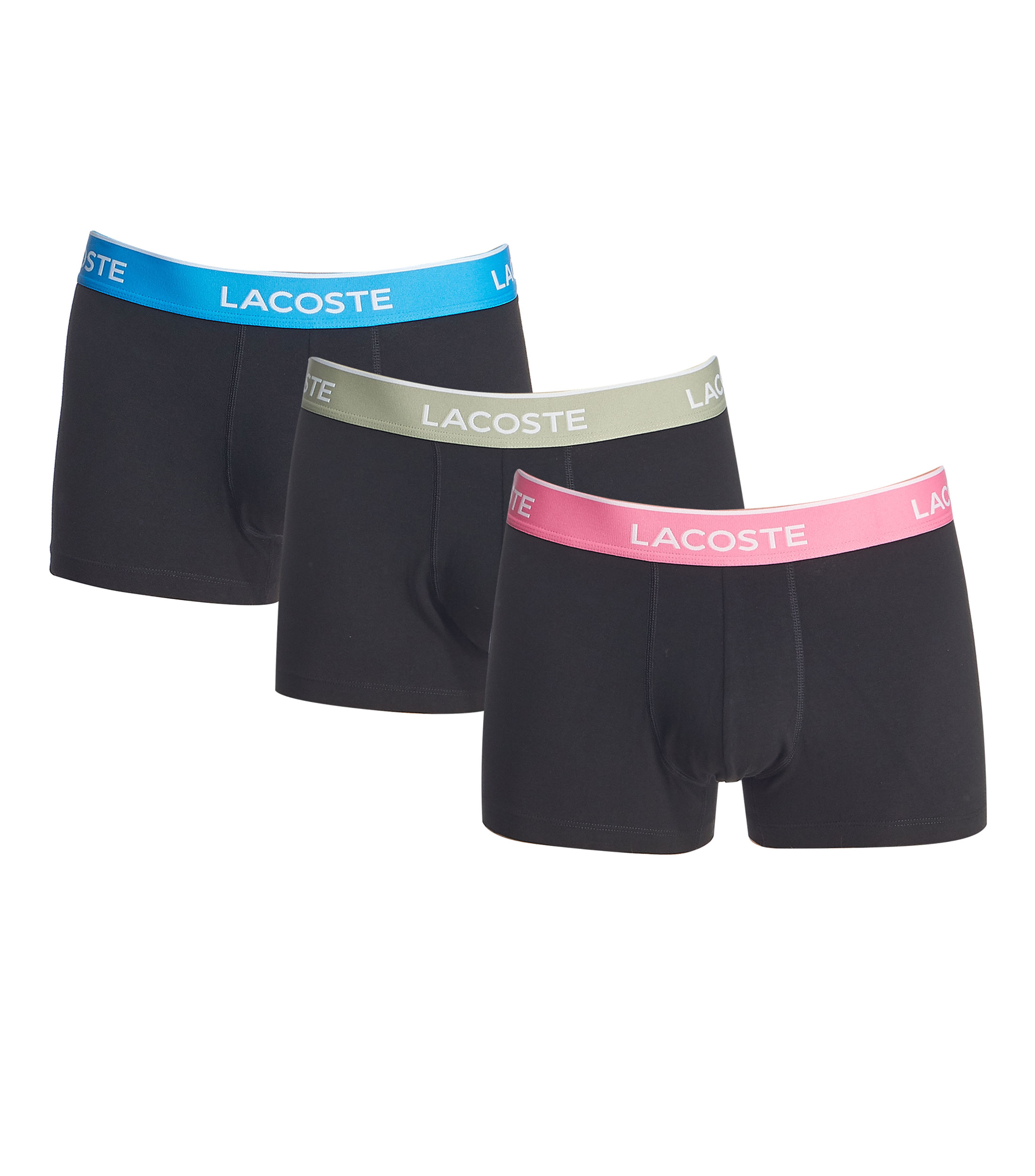 Lacoste: Set de Bóxers Cortos 3 Piezas Hombre | El Palacio de Hierro