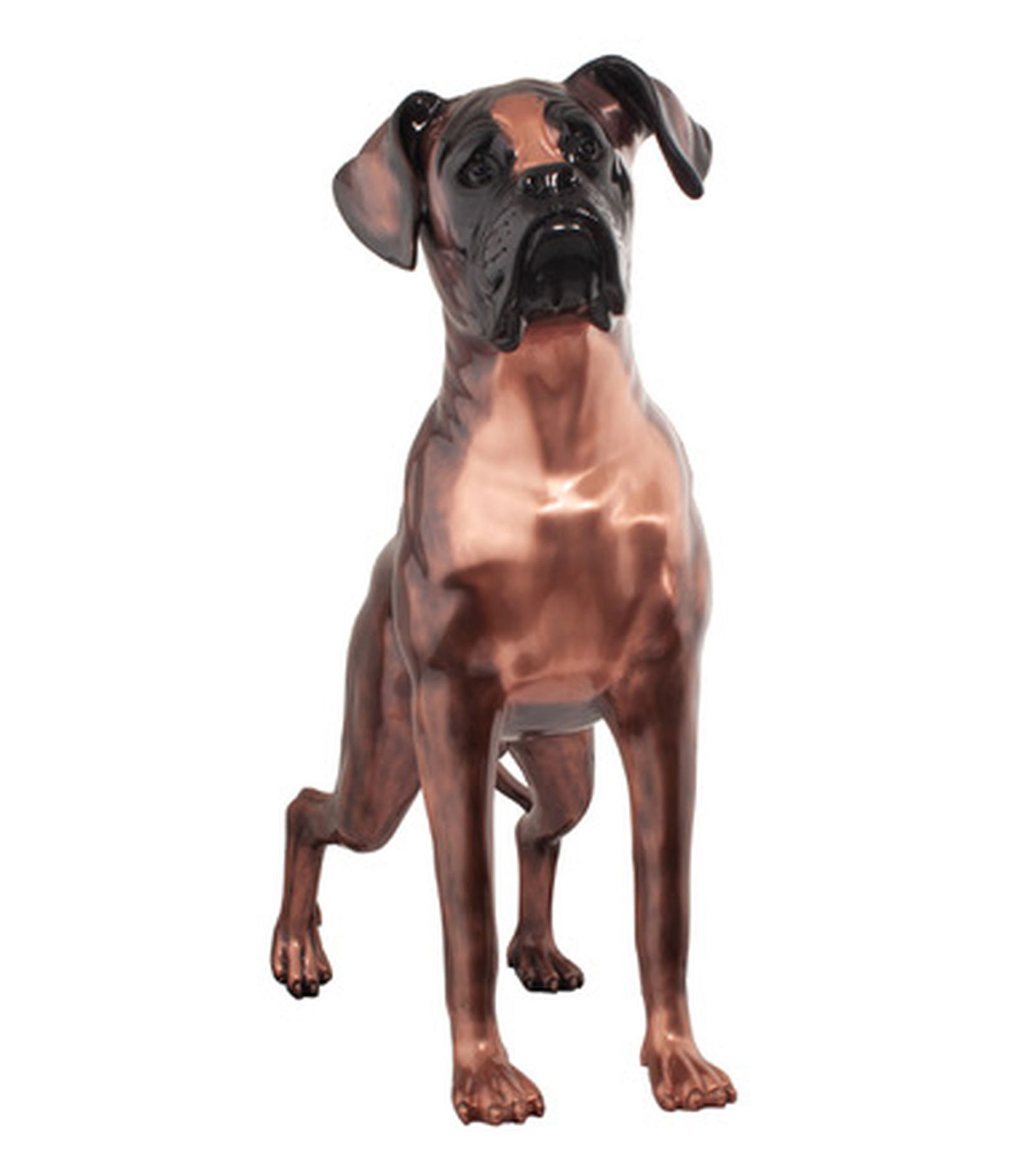 D'Argenta | Escultura Perro Bóxer en Cobre | El Palacio de Hierro