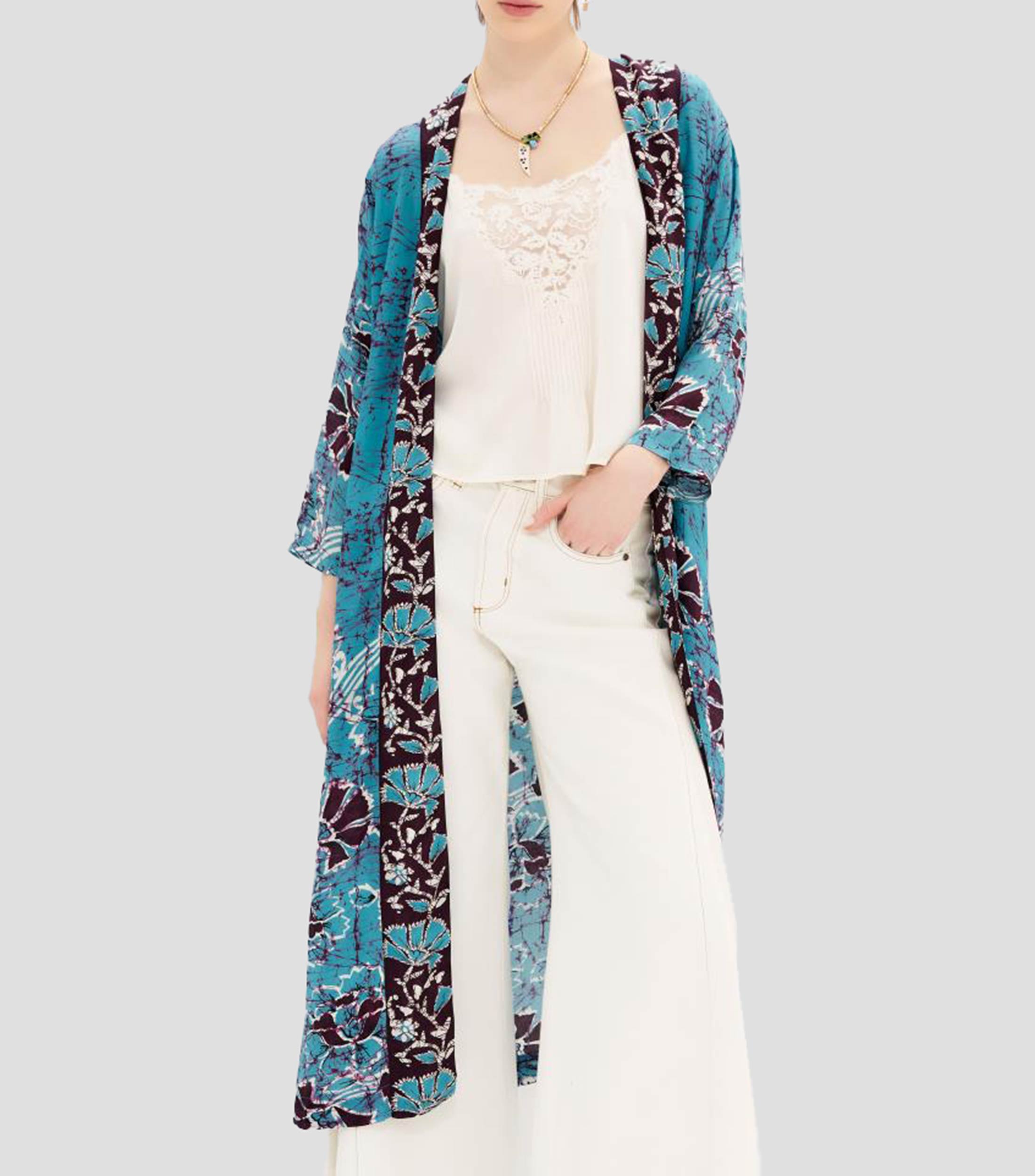 Rapsodia Kimono largo estampado Mujer |El Palacio de Hierro