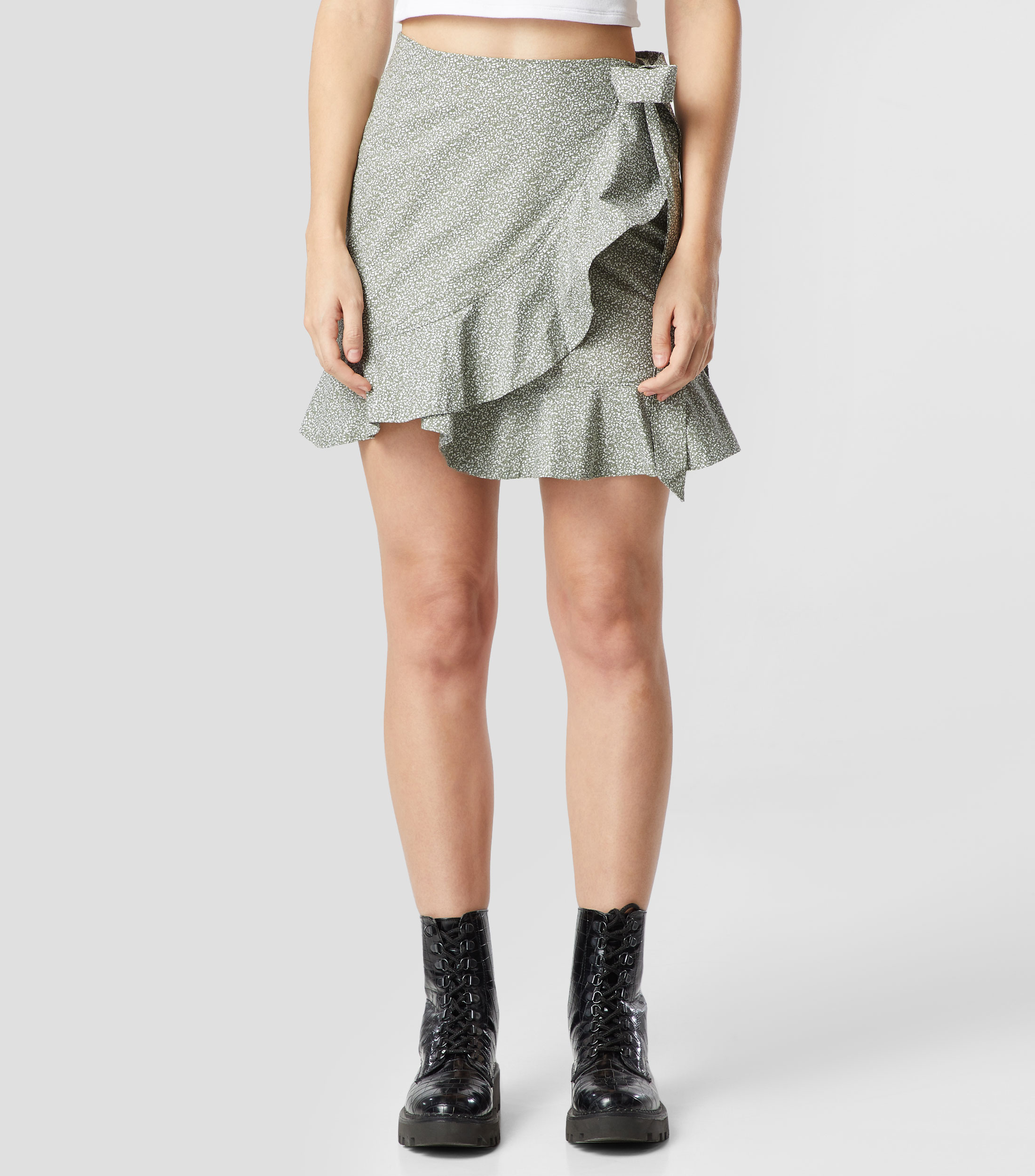 Catamaran: Falda corta con olán Mujer | El Palacio de Hierro