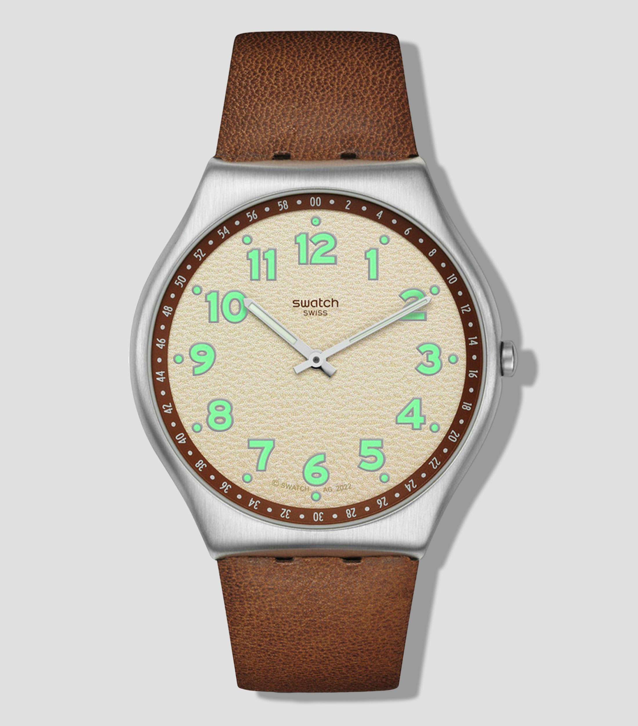 Swatch: Reloj para Hombre Skin Irony 42 Casual, Plateado | El Palacio ...