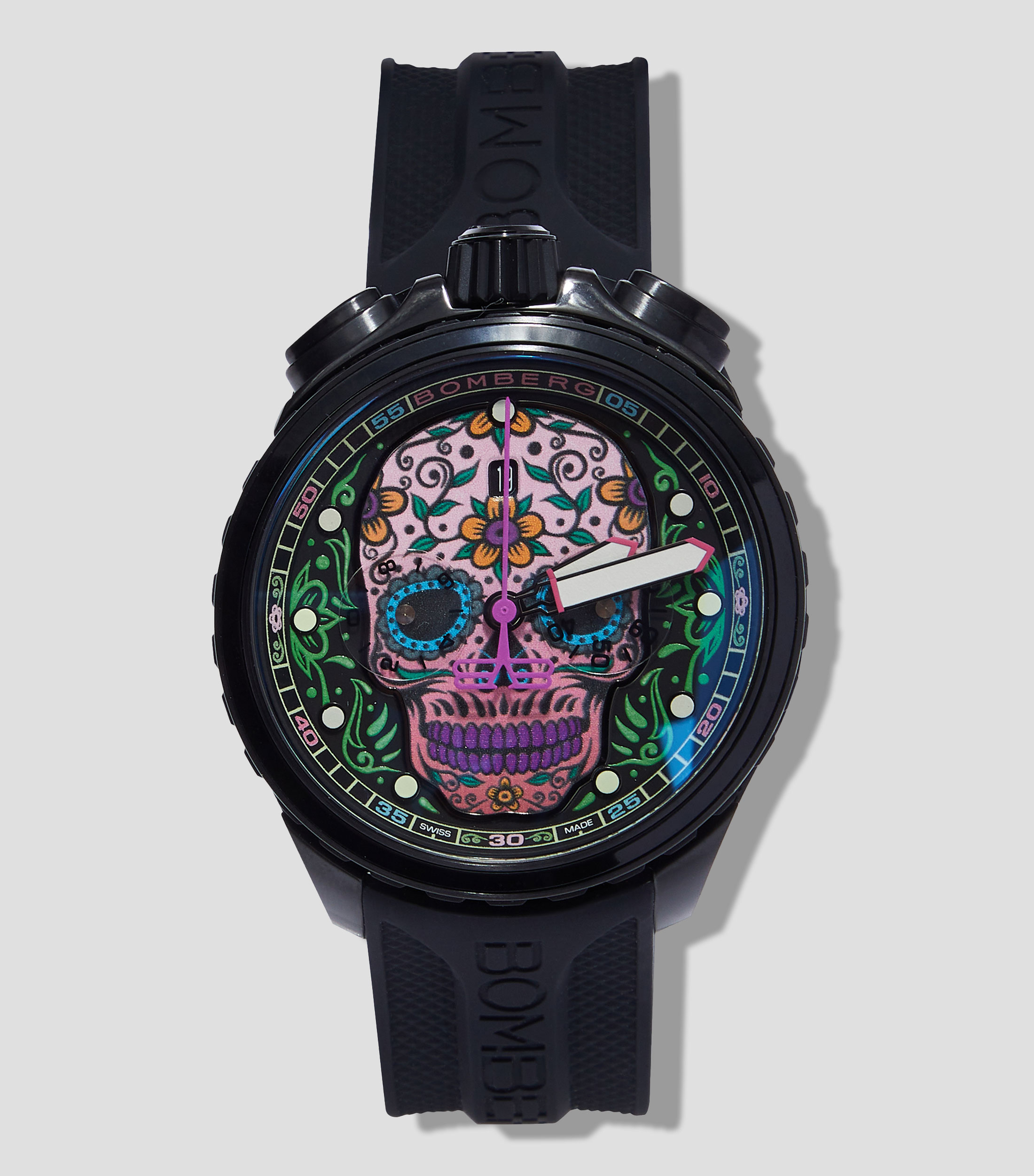 BOMBERG Reloj Bolt 68 Sugar Skull 3 Hombre - El Palacio de Hierro