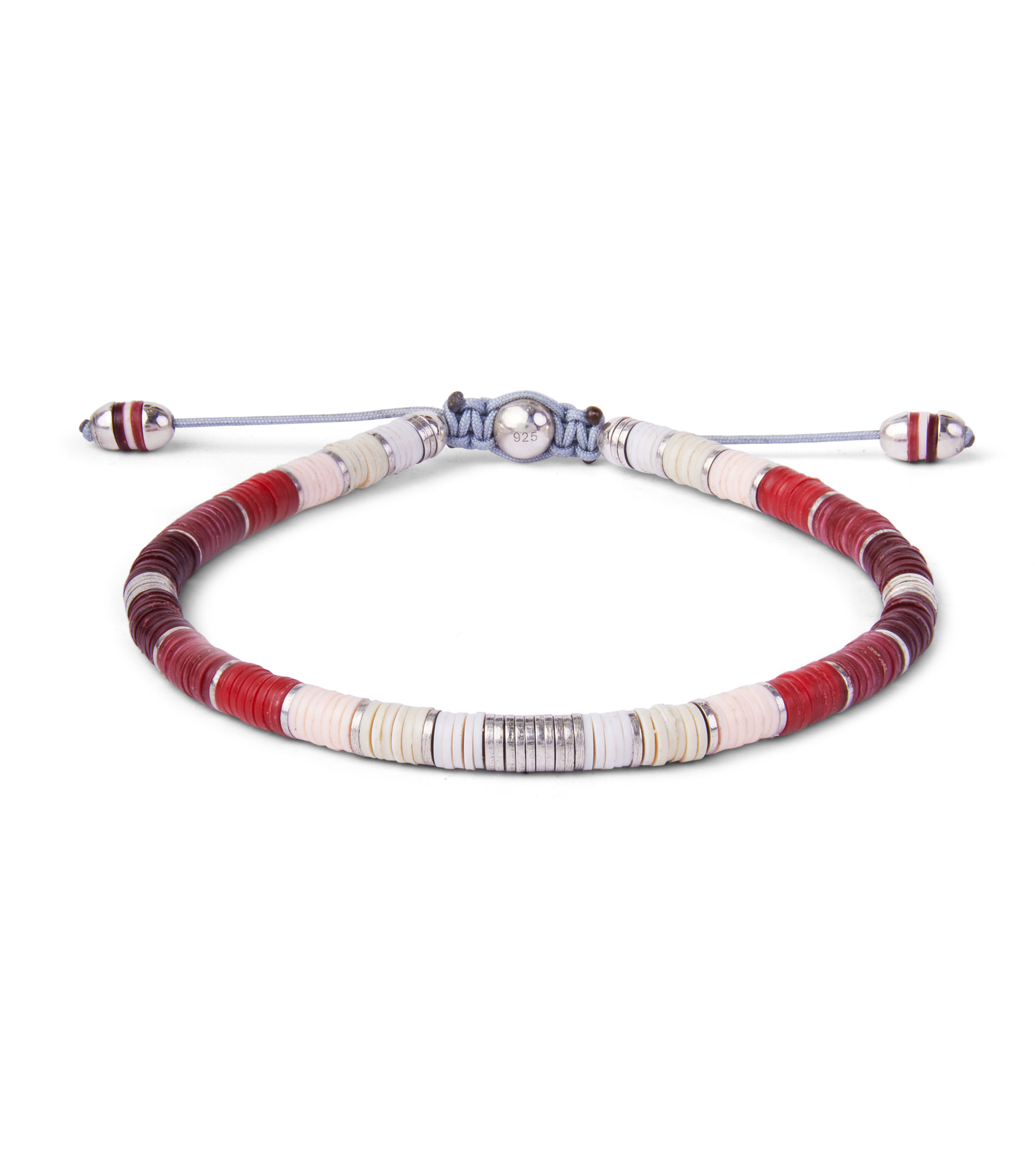 M. Cohen Brazalete en plata .925 con cuentas multicolor Unisex - El Palacio de Hierro