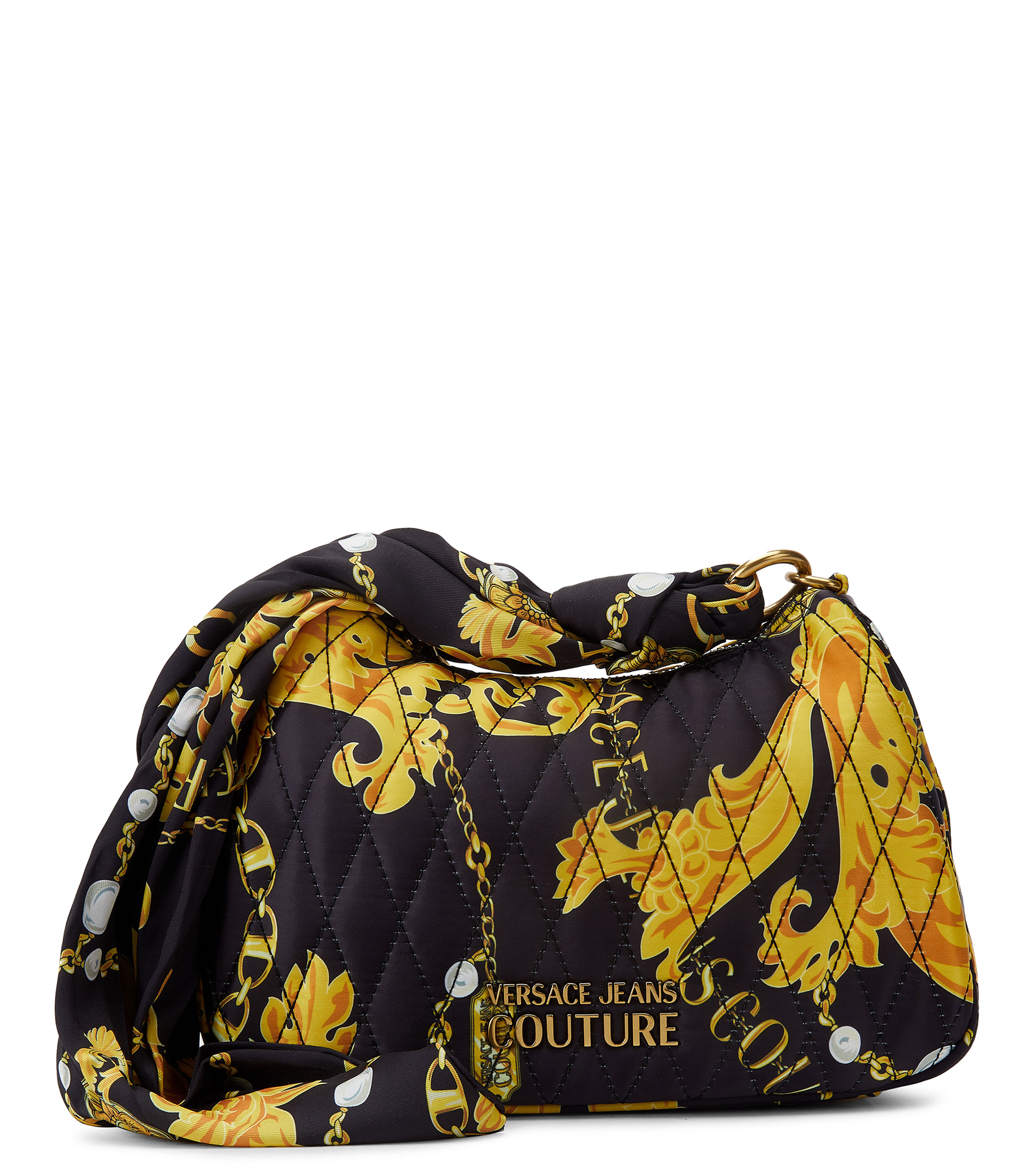 Versace Jeans Couture: Bolso crossbody negro texturizado Mujer | El ...