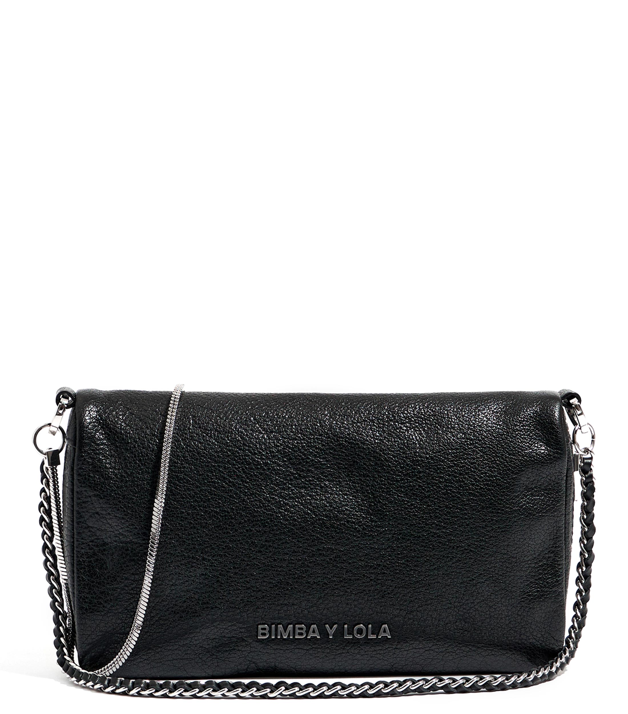 Bimba y Lola: Bolso bandolera S piel negro | El Palacio de Hierro