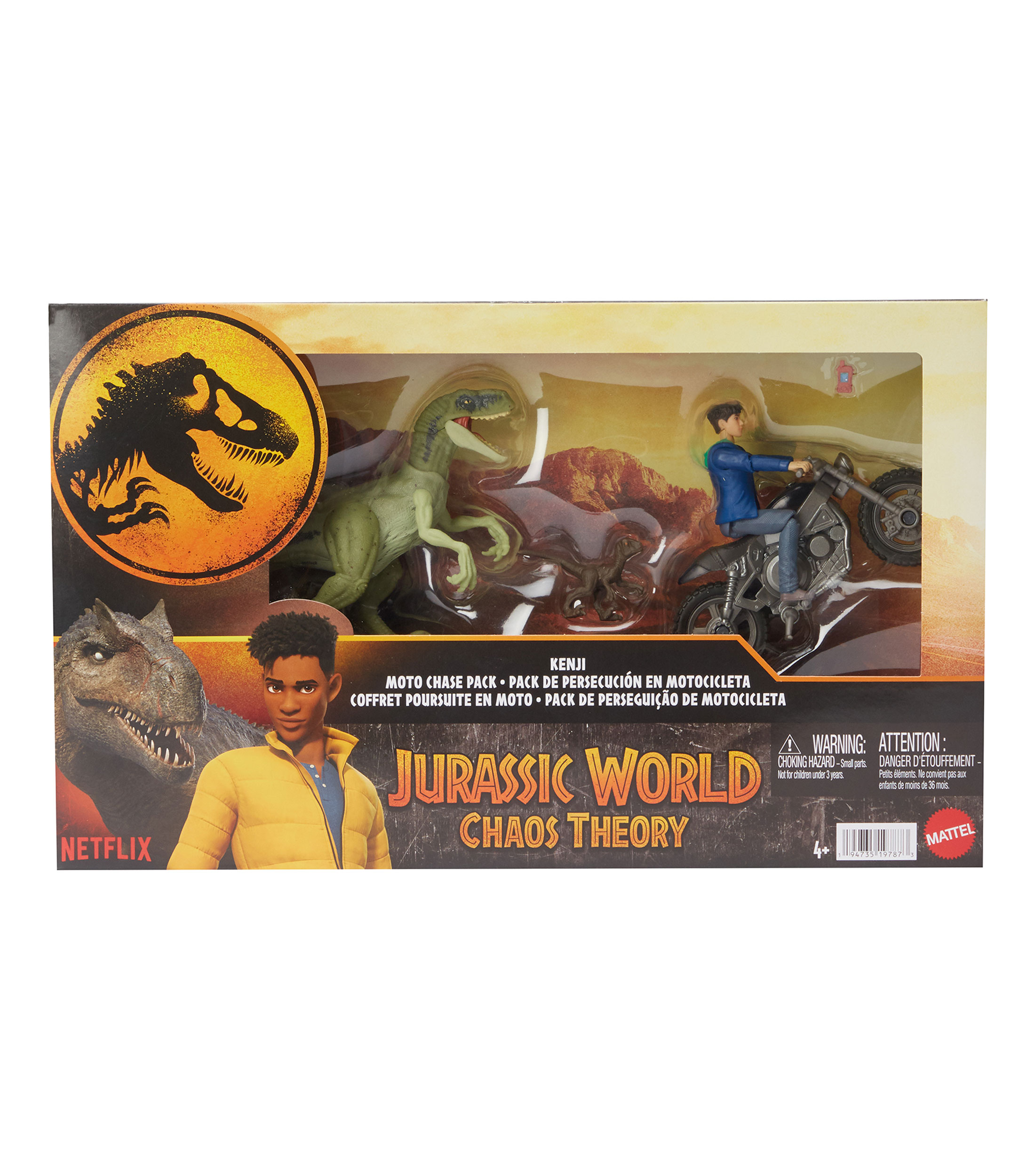 Mattel: Playset Jurassic World: Chaos Theory - Kenji, Pack de ...