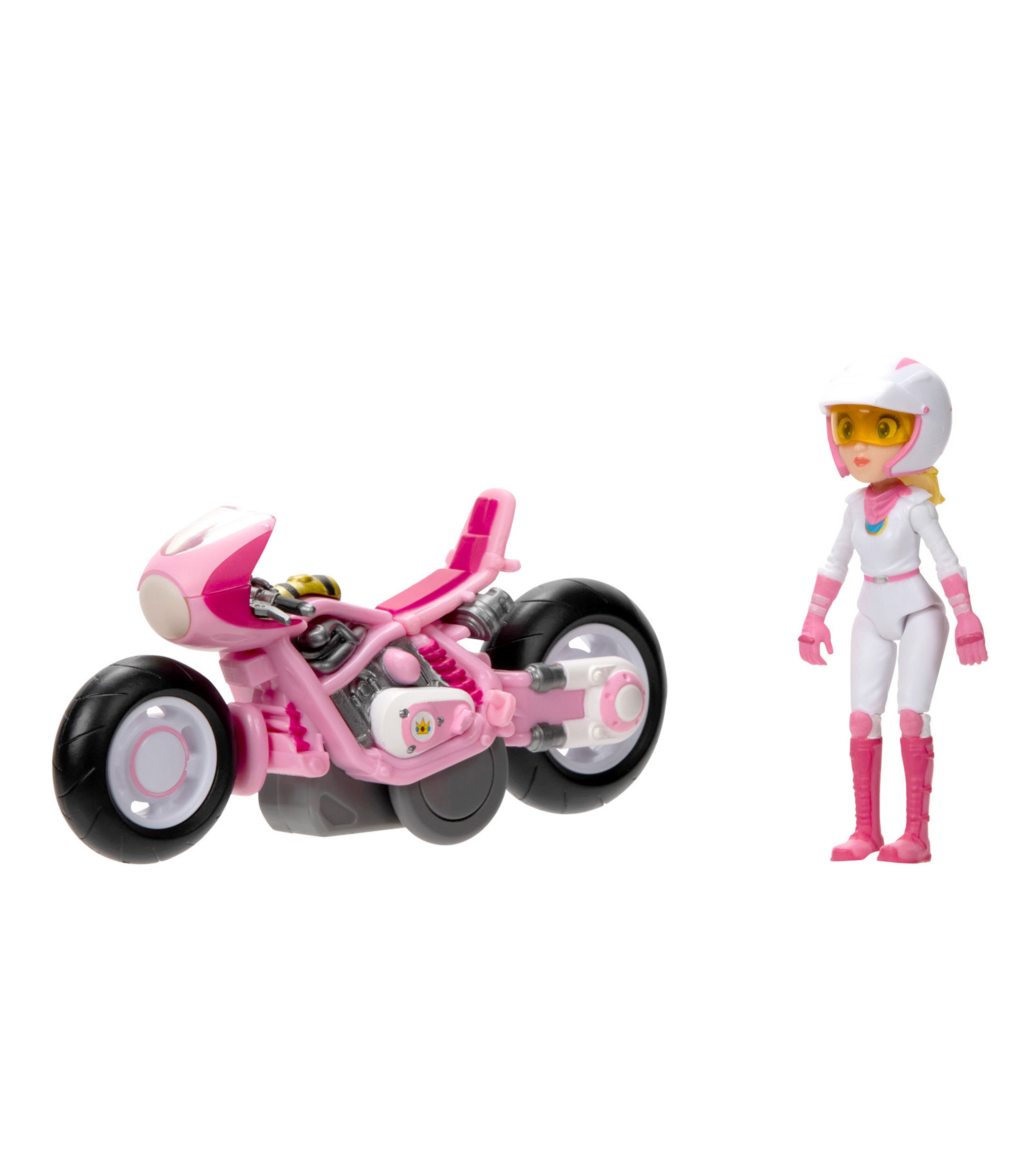 JAKKS Pacific The Super Mario Bros. Movie: Moto de carreras Peach - El ...