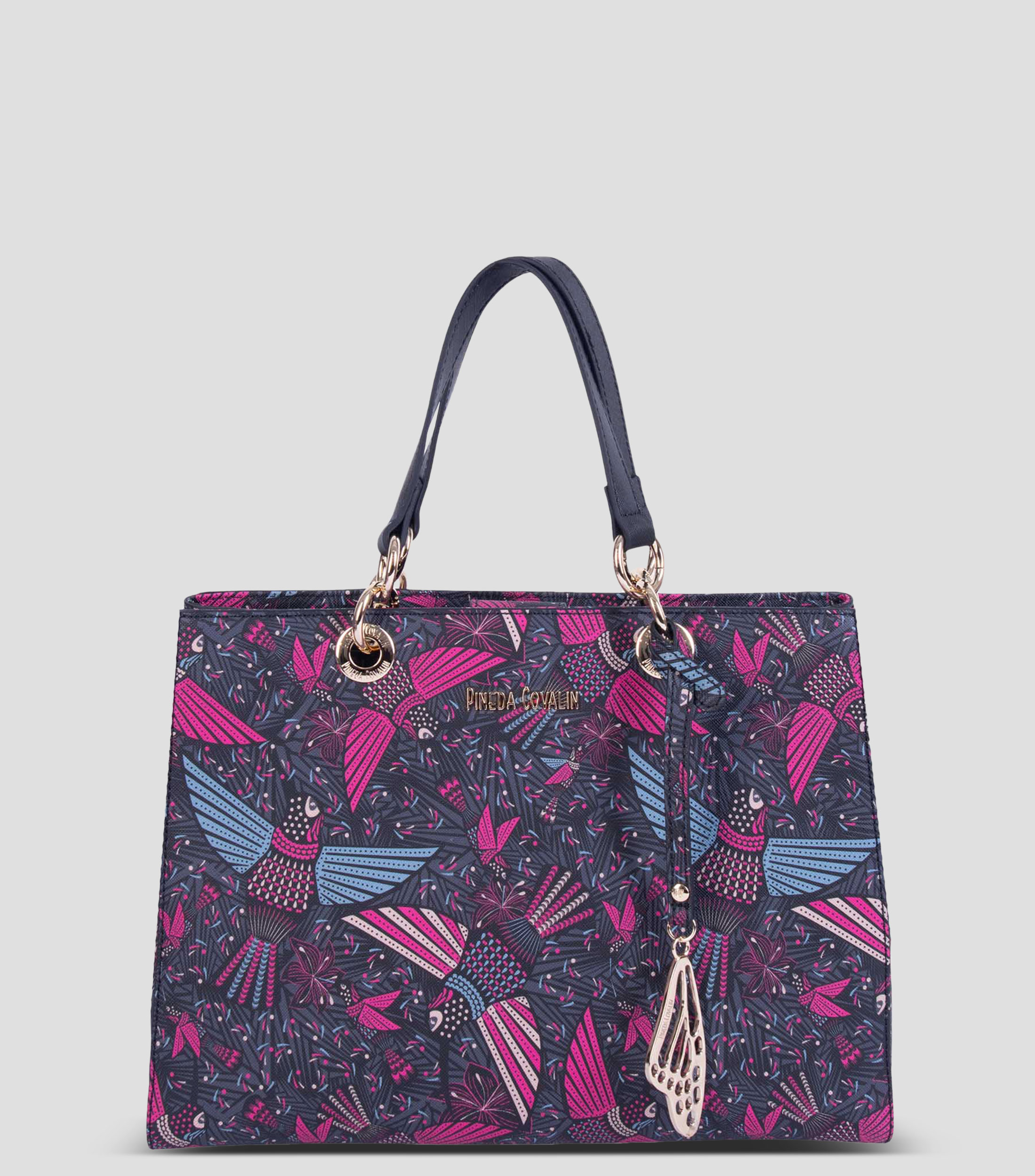 PINEDA COVALIN_3669_Pineda Covalin Bolsa Satchel Colibrí Mujer |El ...