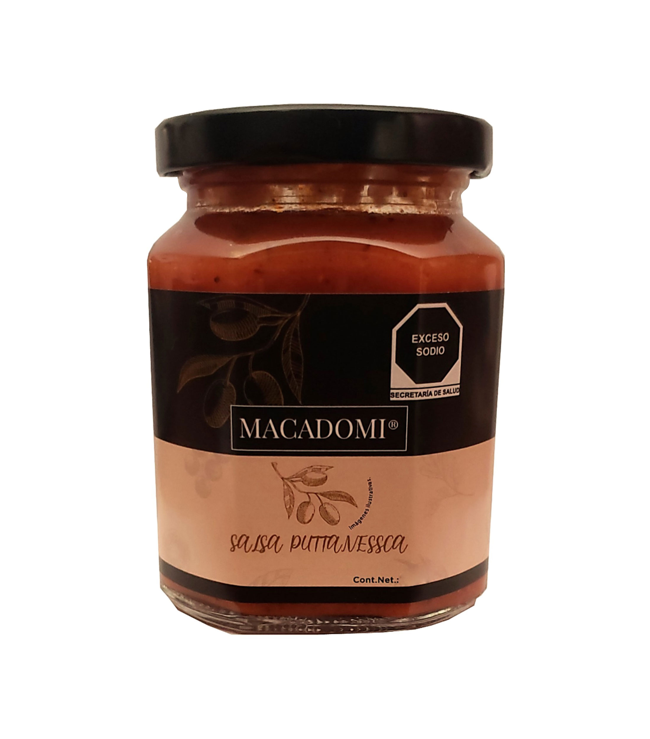 Macadomi Salsa Puttanessca para Pasta, 245 g - El Palacio de Hierro