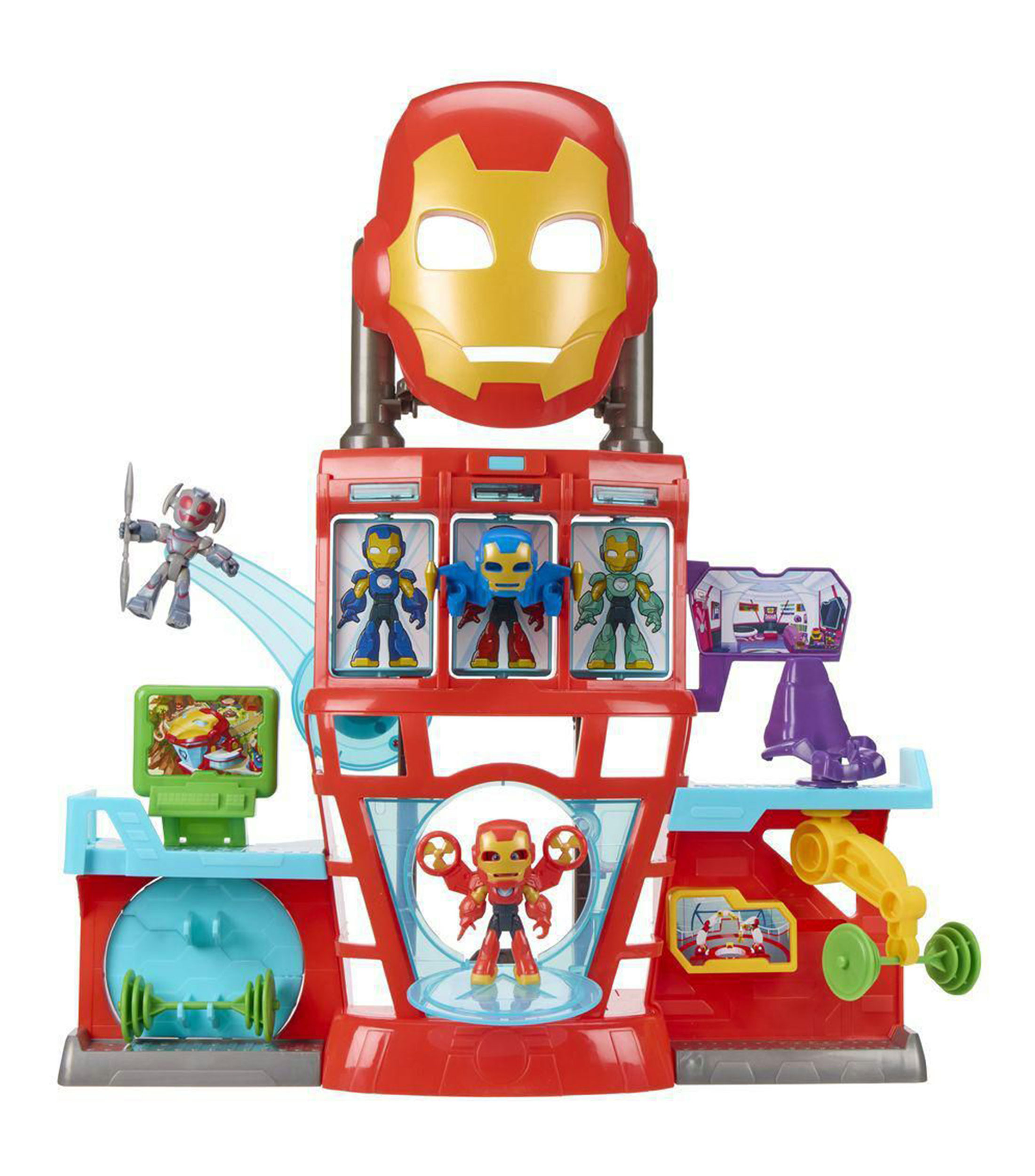 Marvel Playset, Marvel Iron Man and his Awesome Friends - Iron-Cuartel ...
