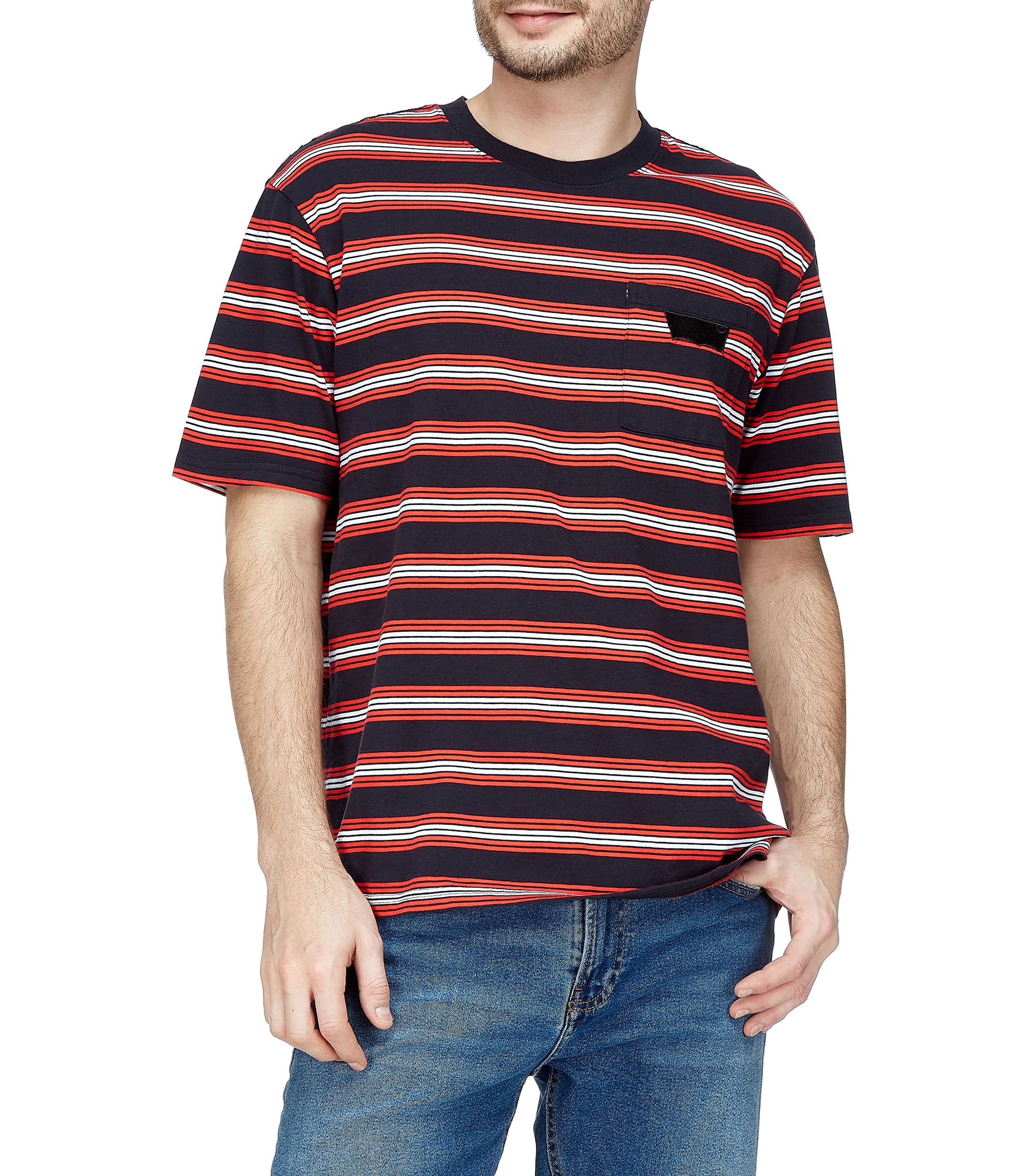 Levi's: Playera cuello redondo con rayas Hombre | El Palacio de Hierro