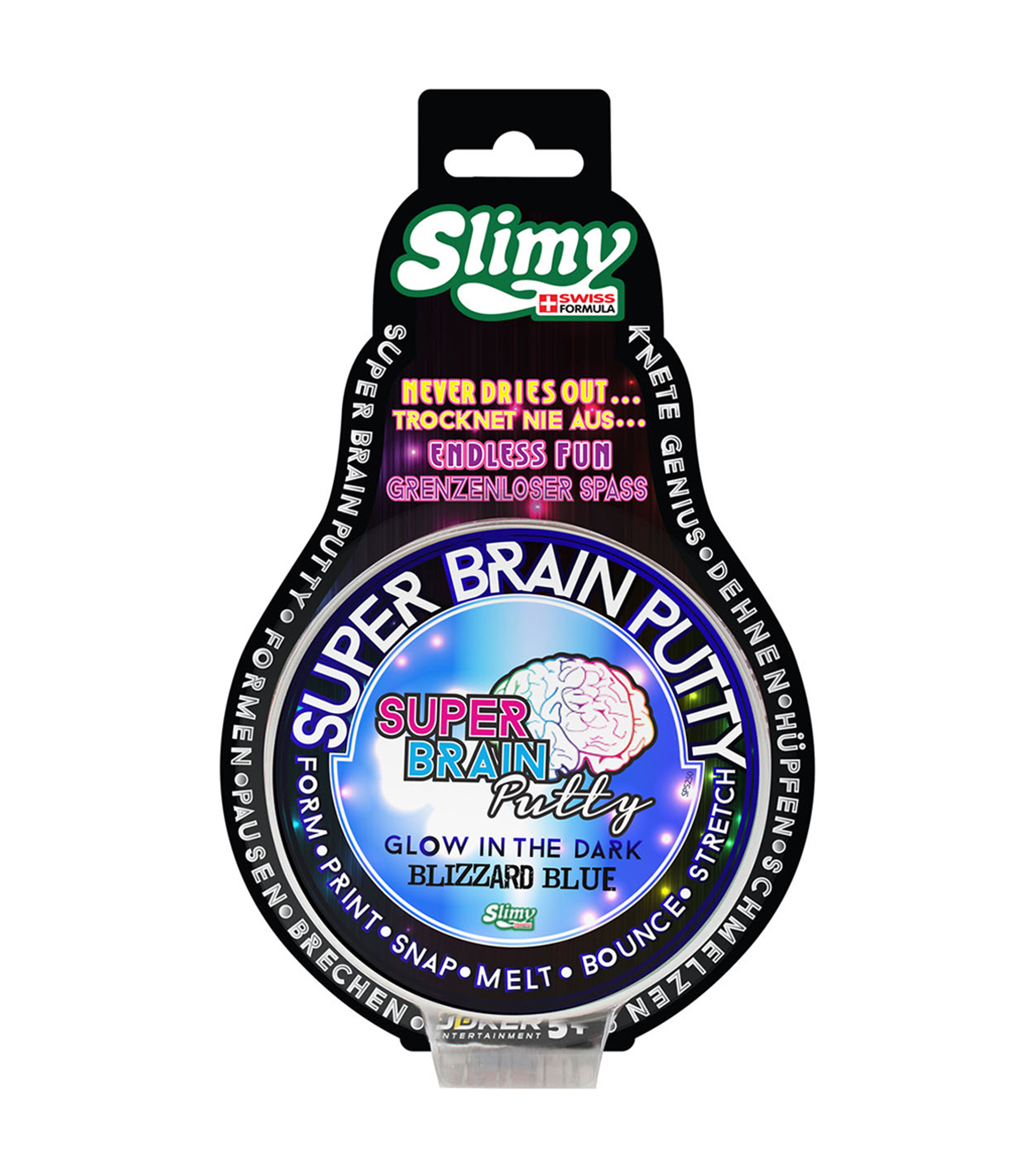 Slimy Super Brain Putty Glow In The Dark - El Palacio de Hierro