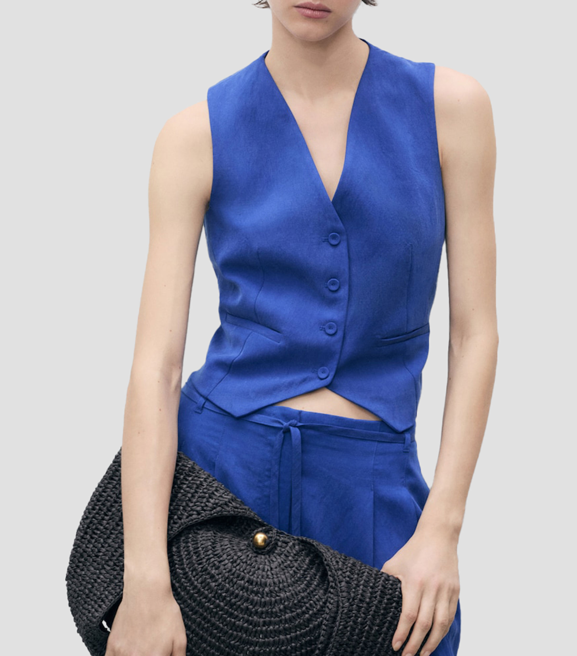 Mango Chaleco cuello V Mujer |El Palacio de Hierro