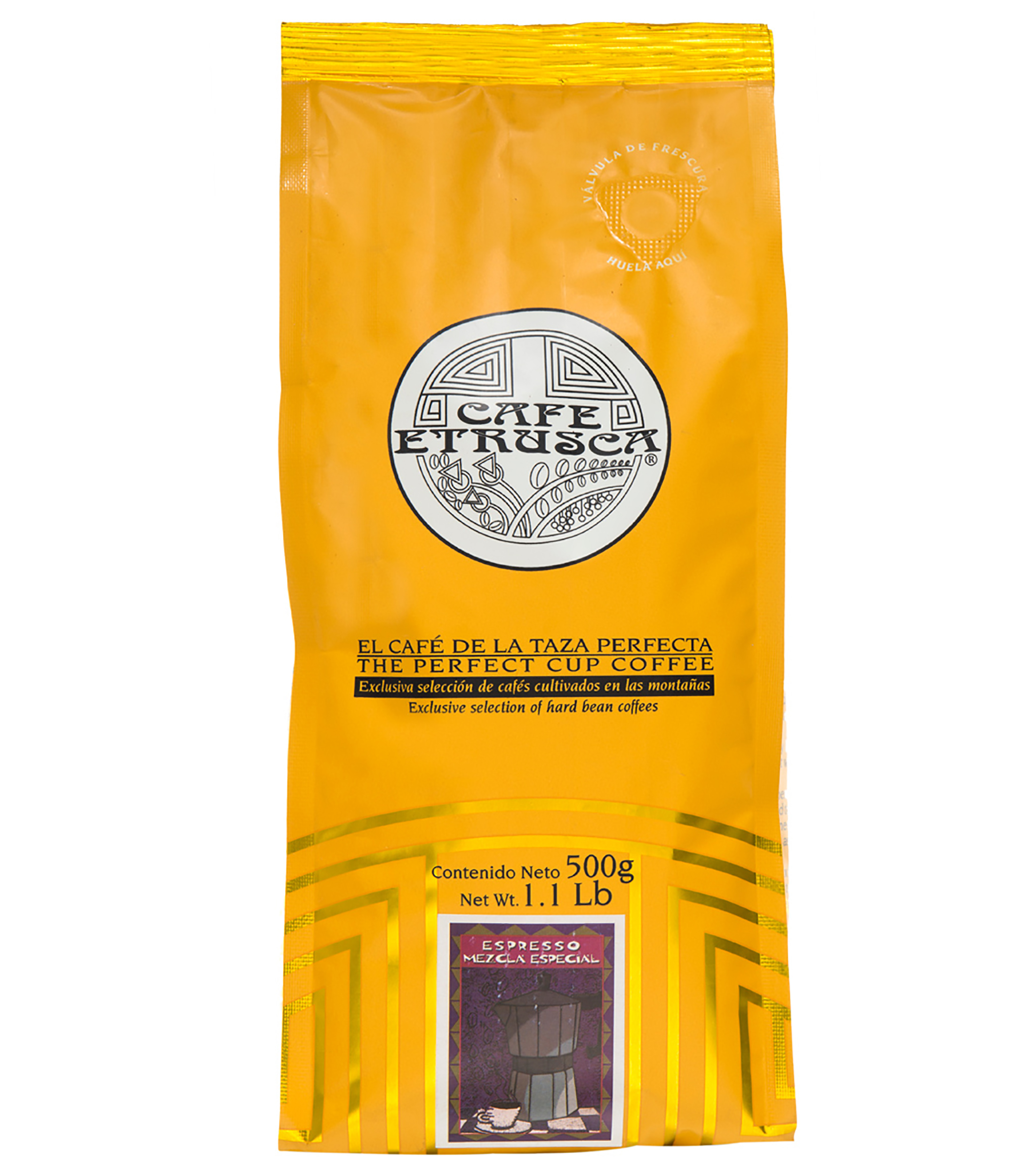 Etrusca Café Etrusca de Molido Esspreso, 500 gr - El Palacio de Hierro