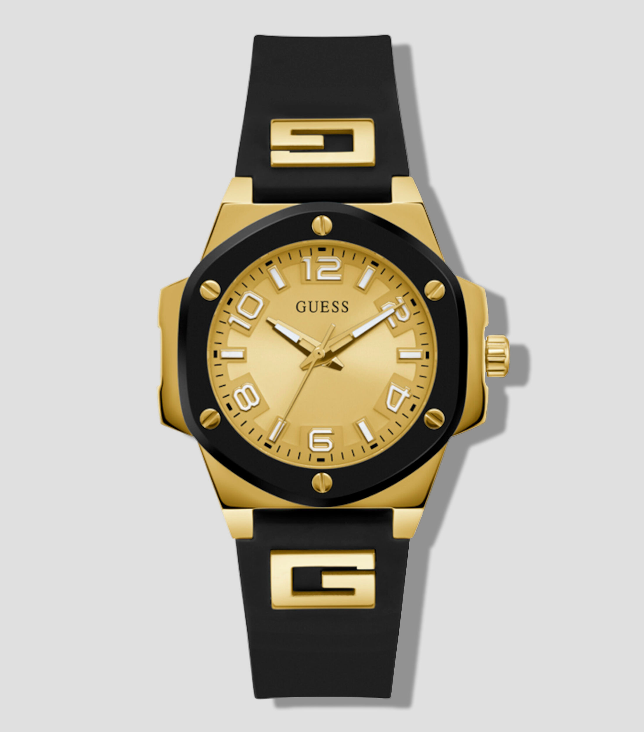 Guess Reloj para mujer G Hype Casual Negro, Dorado - El Palacio de Hierro