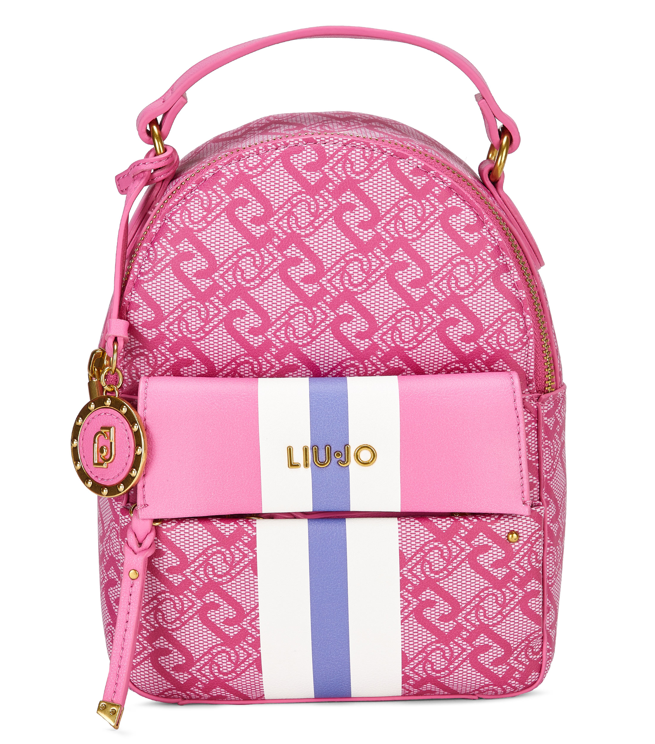 Liu Jo: Bolso Backpack rosa monogram Mujer | El Palacio de Hierro