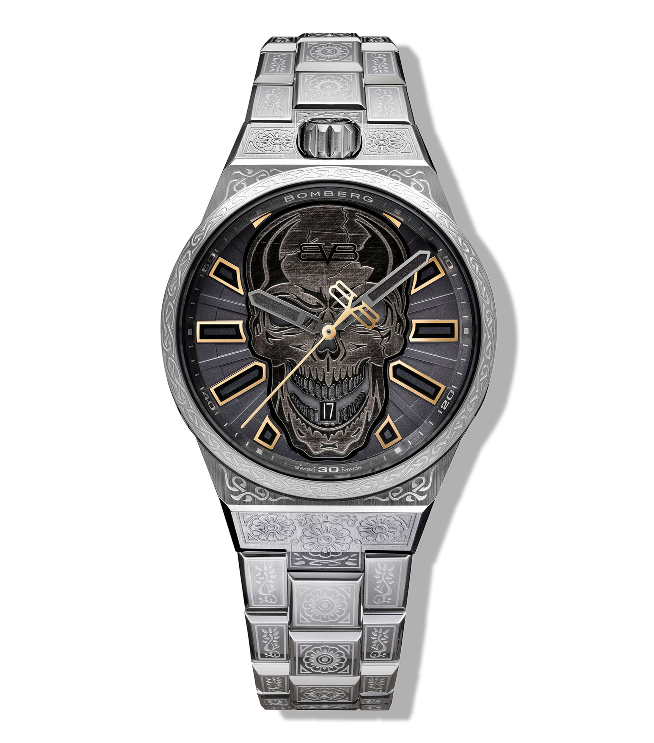Bomberg Reloj para Hombre Bolt-68 Neo Skull Edición 10 Años - El ...