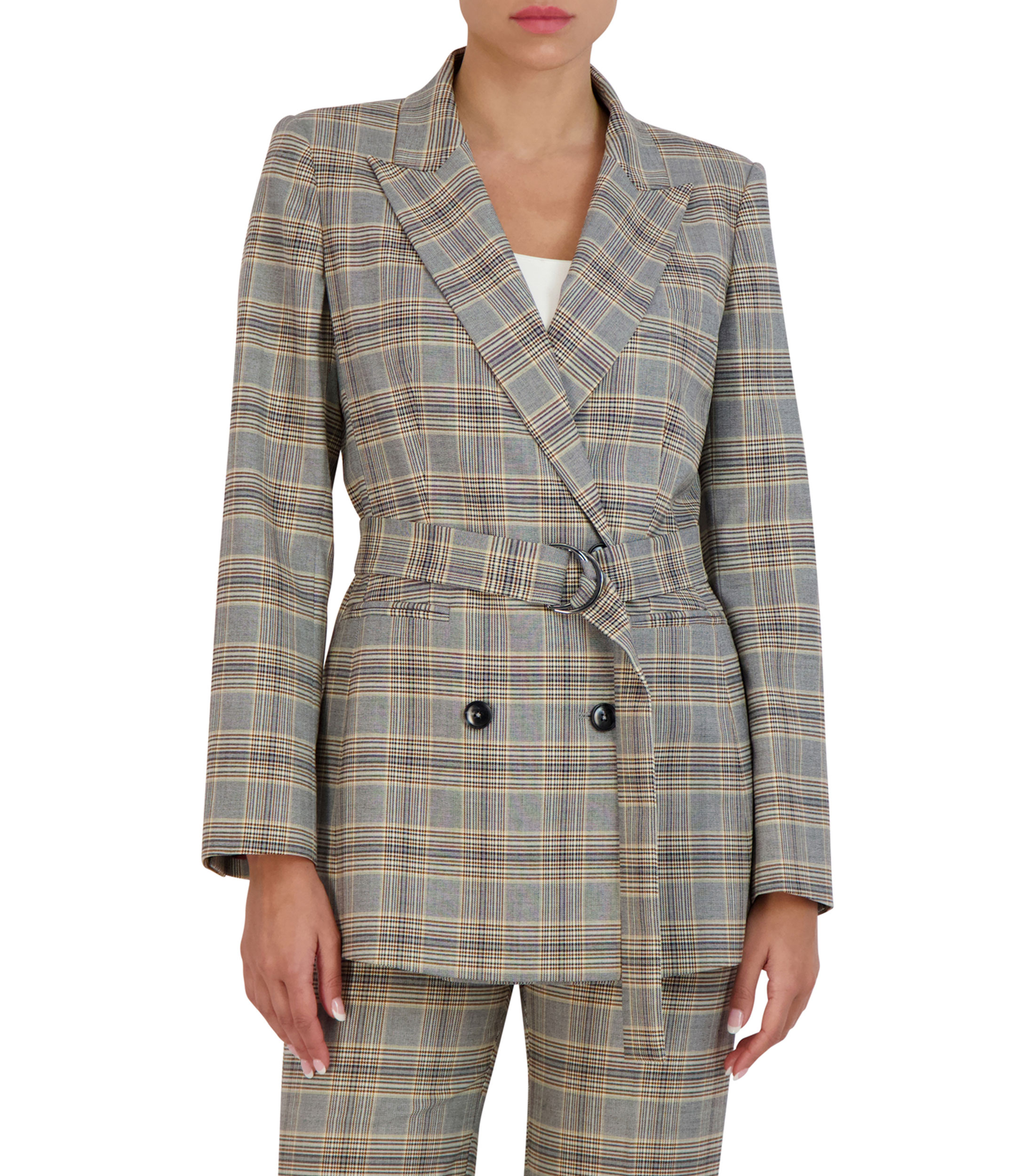 BCBGMAXAZRIA Saco cuadros Mujer - El Palacio de Hierro