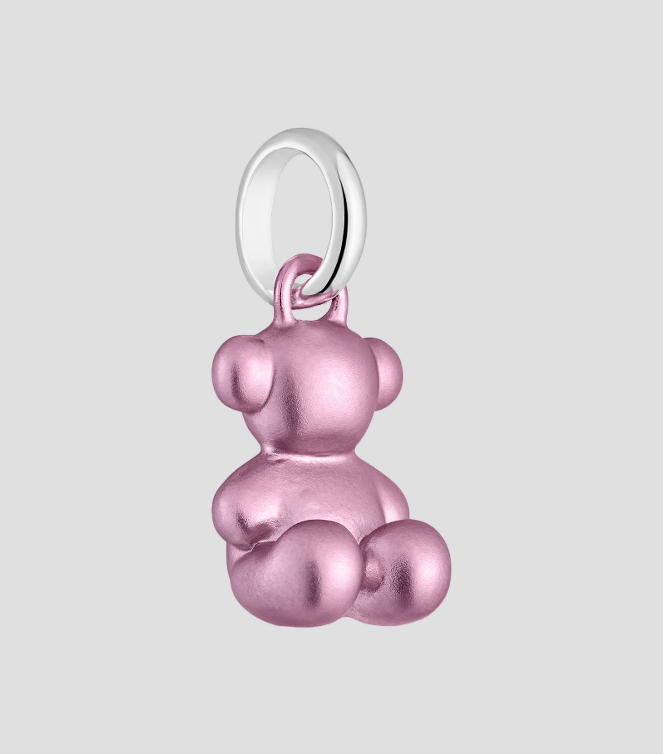 Tous: Dije oso pequeño de acero en color rosa claro Bold Bear Mujer ...