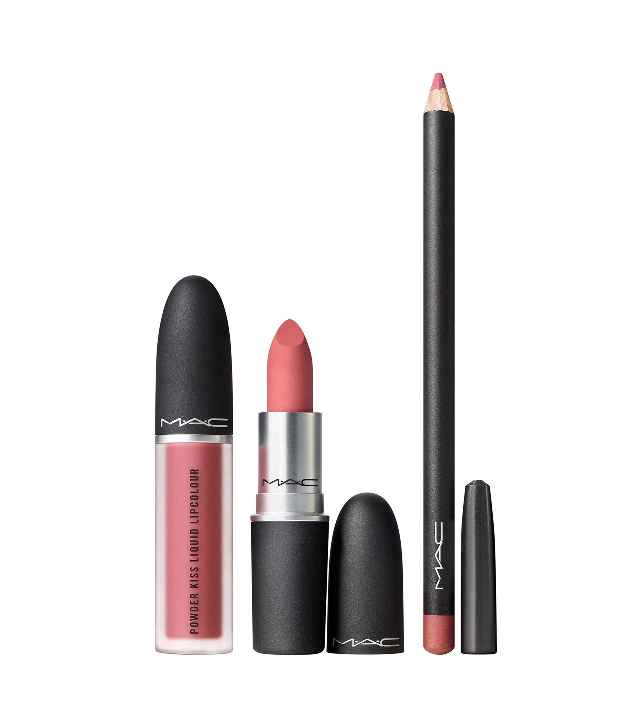MAC: Set de maquillaje para labios Powdered Snow Pink Mujer | El ...
