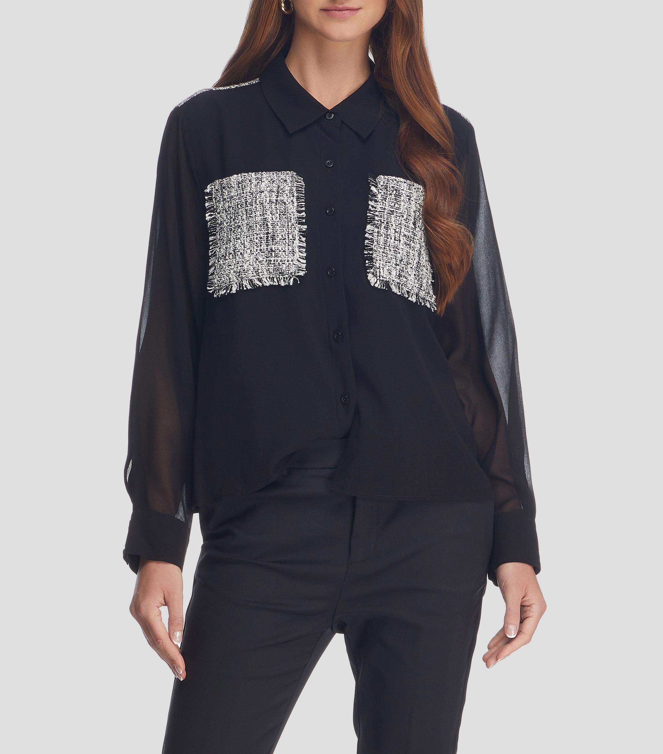 Karl Lagerfeld Camisa Manga Larga Mujer - El Palacio de Hierro