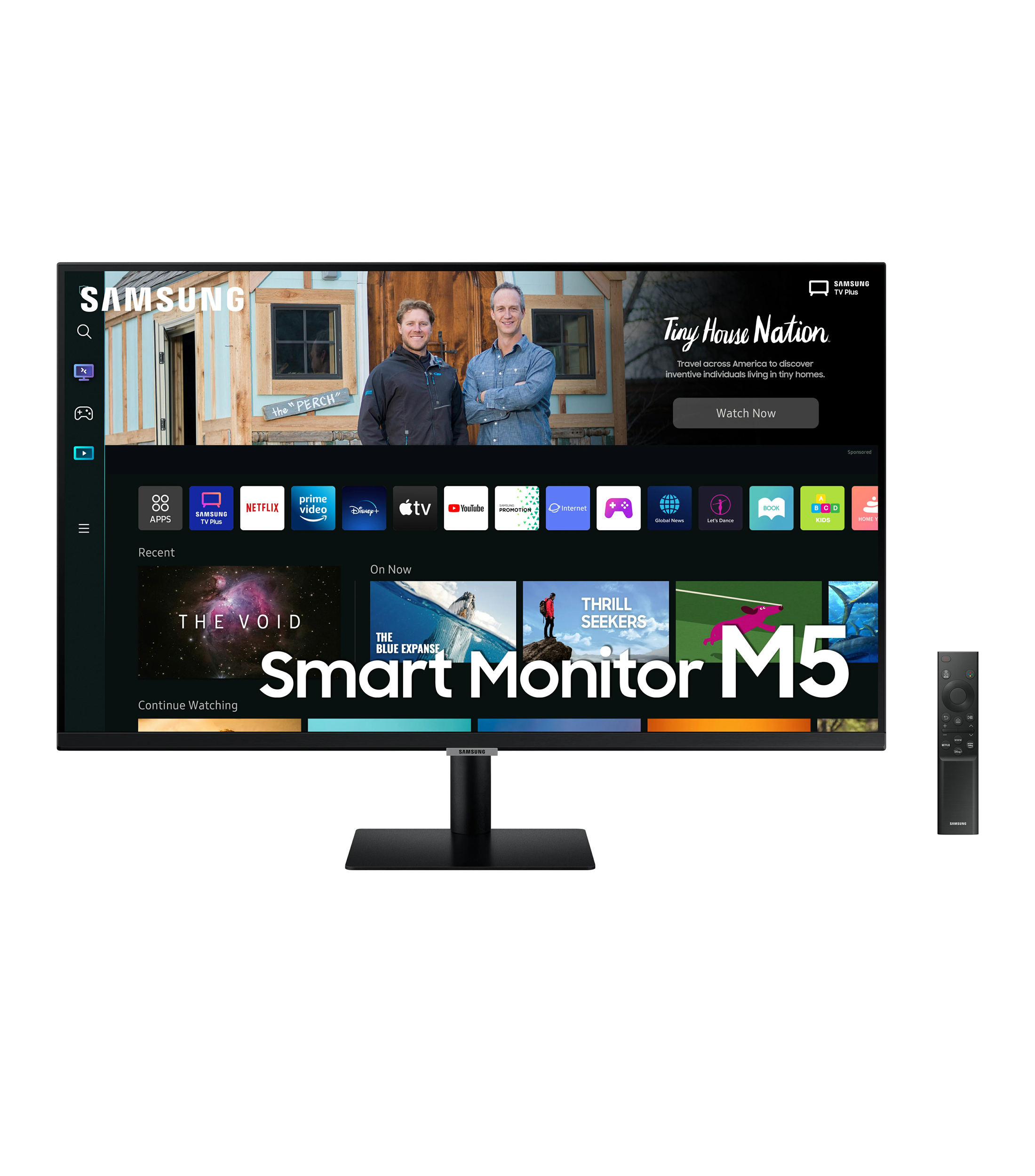 Samsung: Monitor 27 Pulgadas Plano con Smart TV Experience M5 Full HD ...