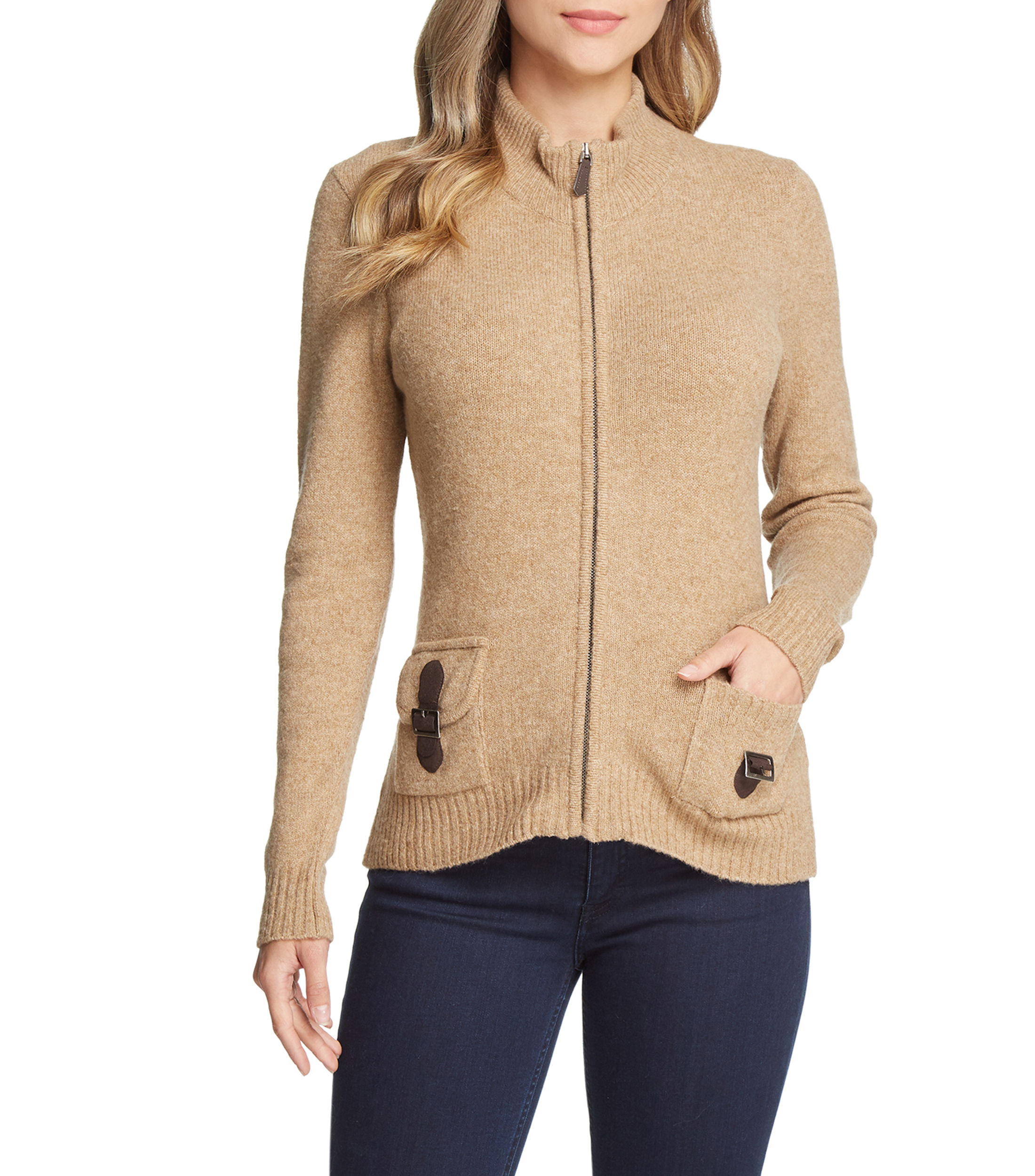 Chester & Peck Suéter con cierre Mujer