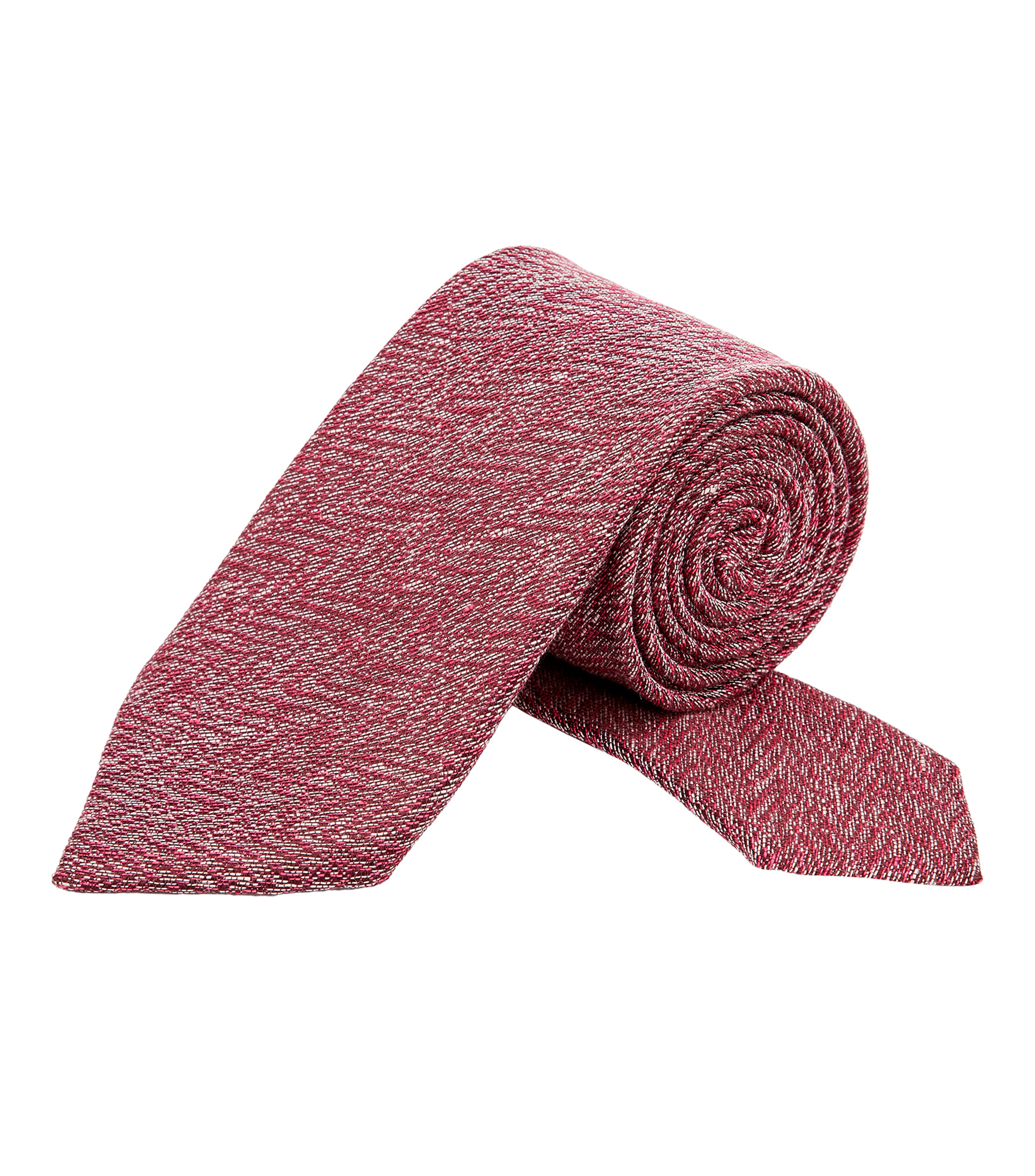 Emporio Armani Corbata ancha coral tweed - El Palacio de Hierro