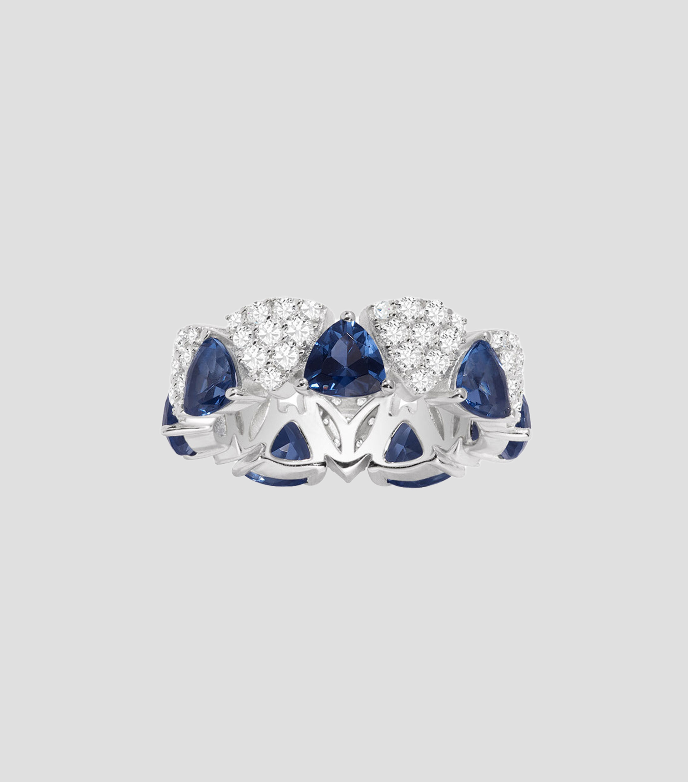 APM Monaco Anillo con Triangulo e Incrustaciones Mujer - El Palacio de ...