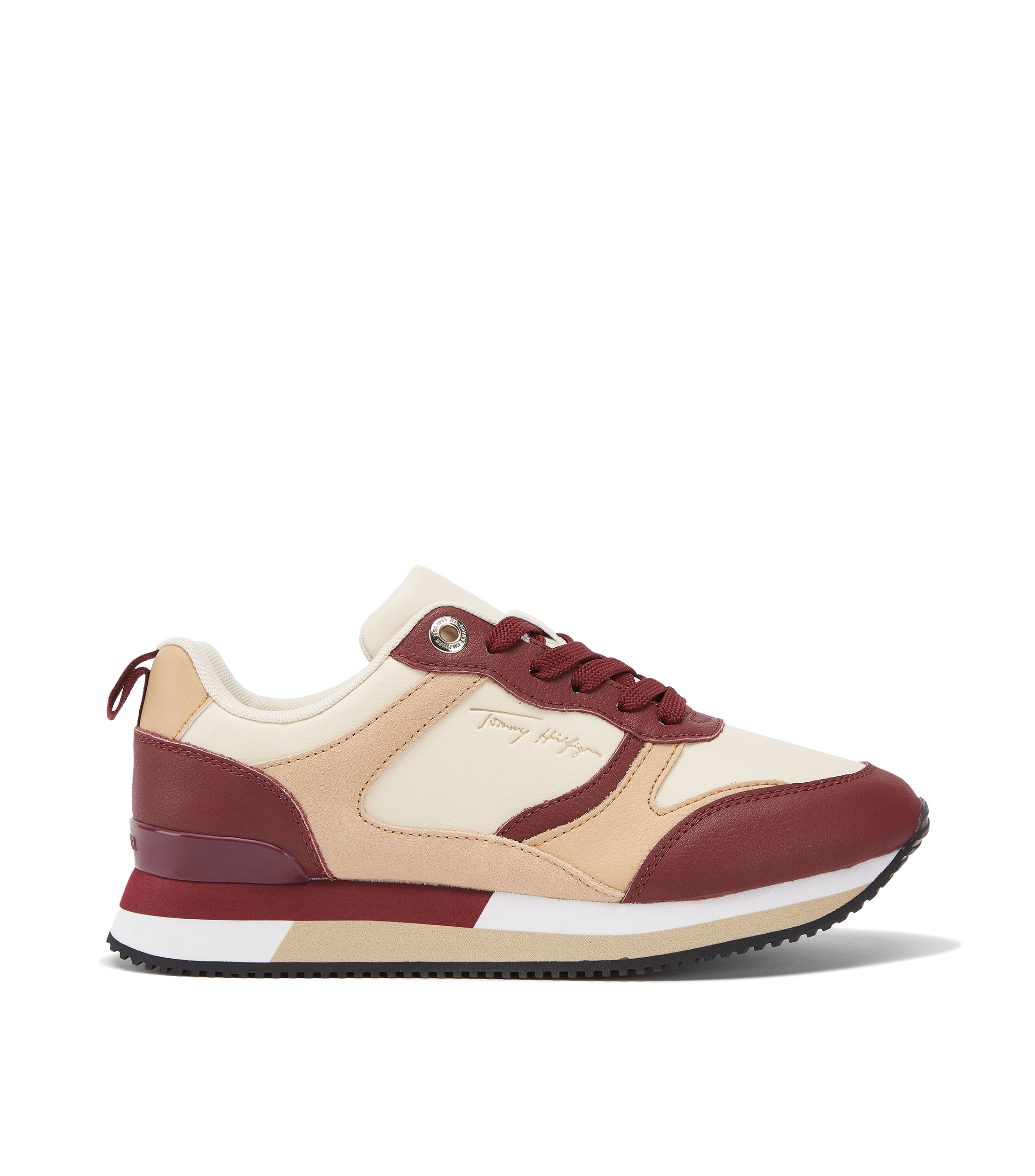 Tommy Hilfiger: Tenis Casuales Essential Signature en Piel Multicolor ...