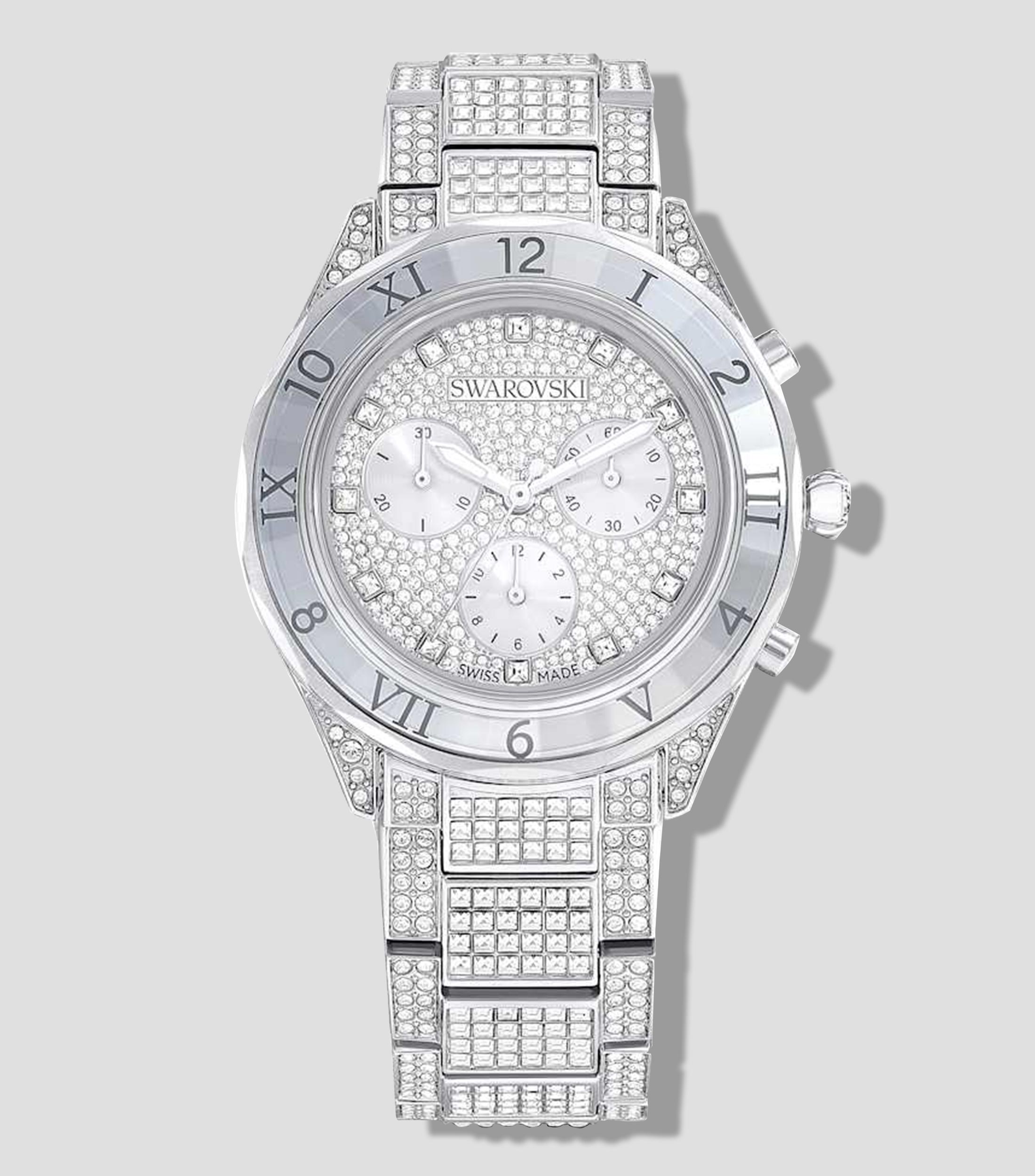 Swarovski: Reloj para Hombre Dextera Lux De verter Plateado | El ...