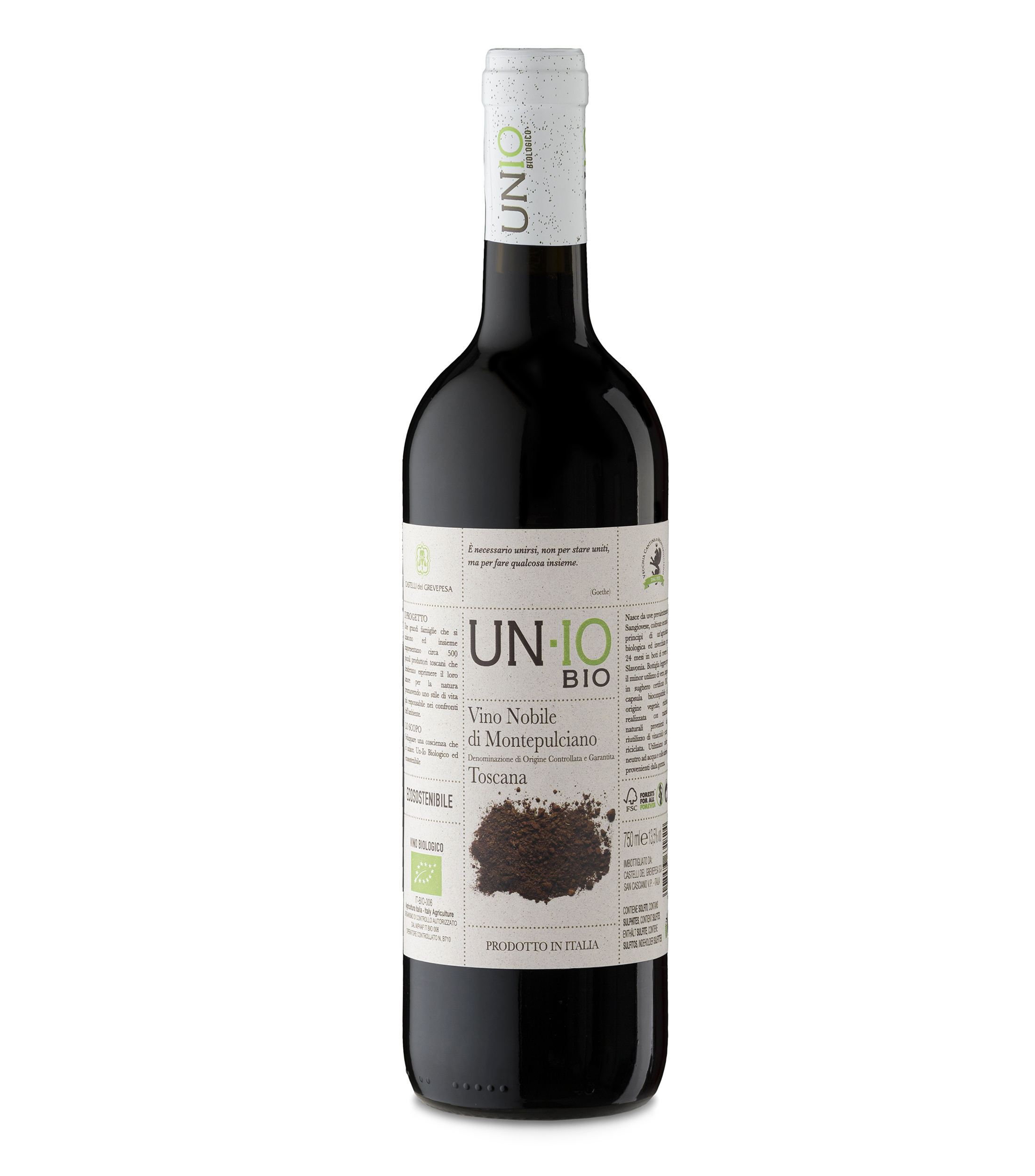 UN-IO Bio Vino tinto Biológico Sangiovese, 750 ml - El Palacio de Hierro