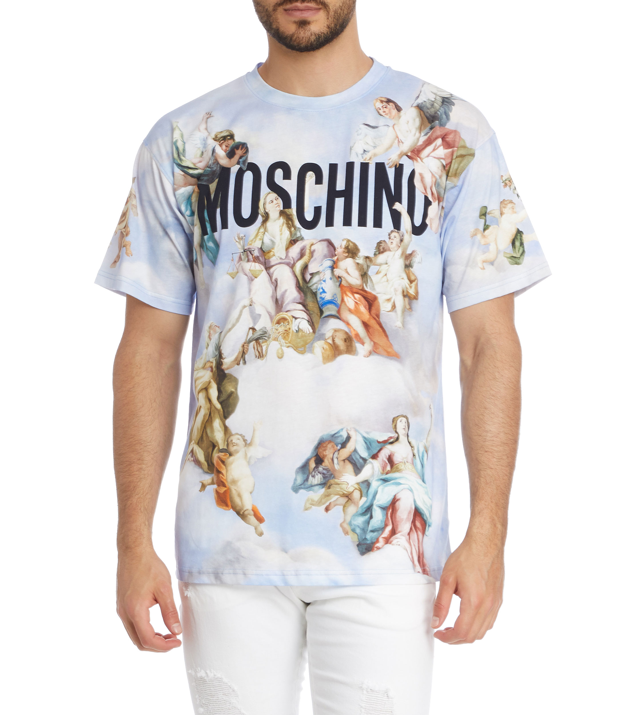 Moschino Playera con ángeles y logotipo Hombre - El Palacio de Hierro