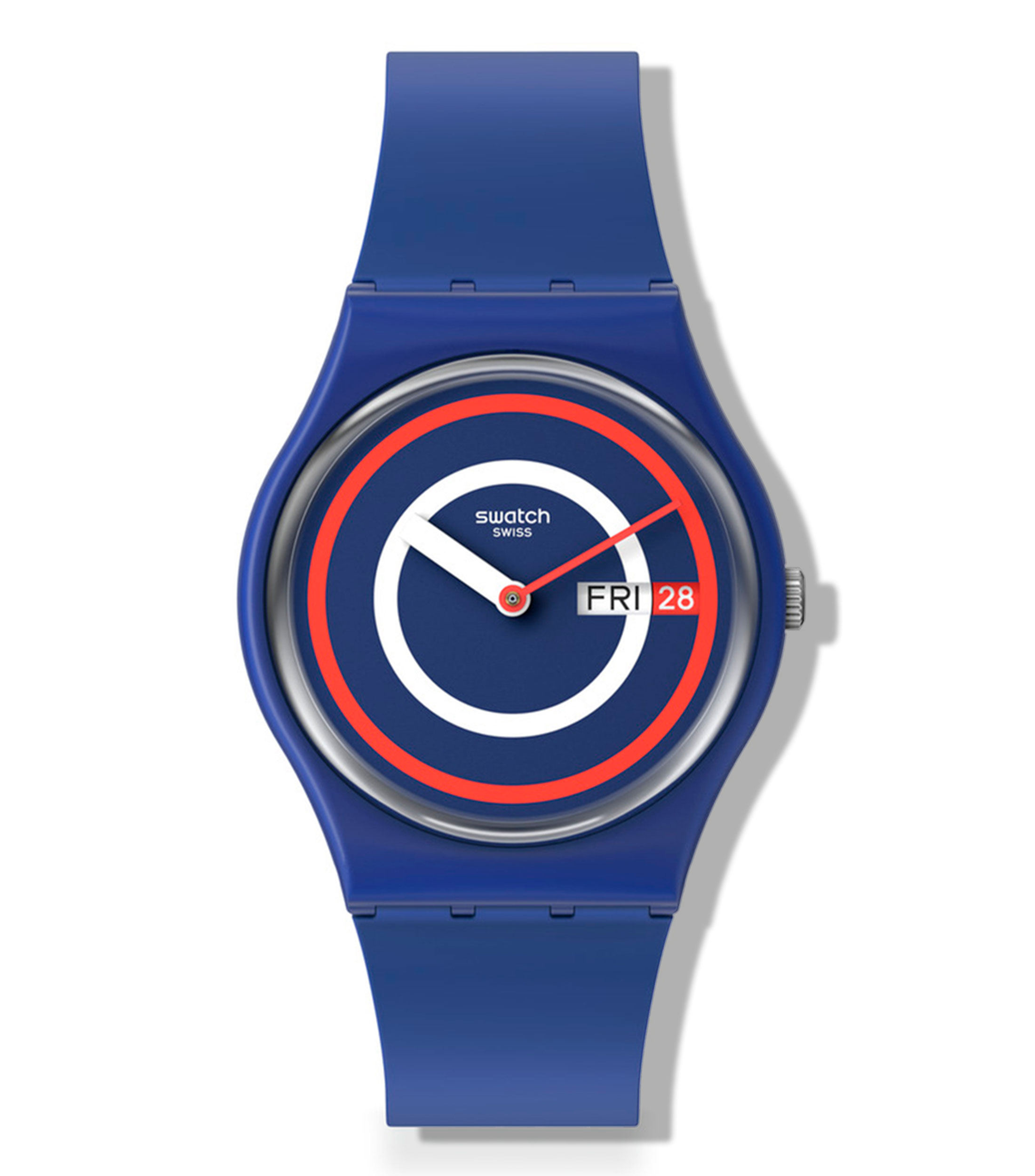 Swatch Reloj Unisex Gent Biosourced Casual Rojo, blanco - El Palacio de ...