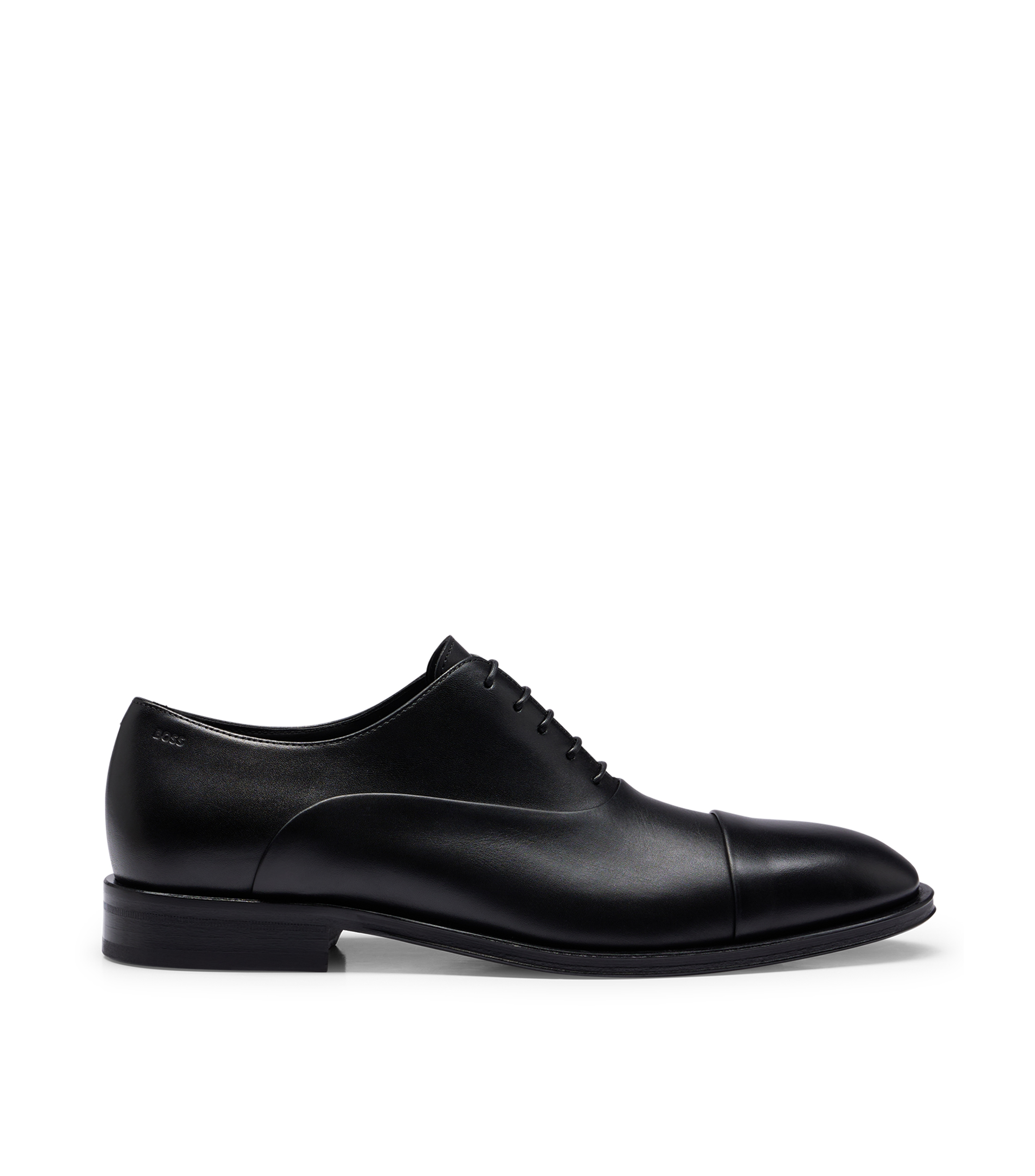 Boss: Zapatos Oxford elaborados en Italia de piel con detalle de la ...