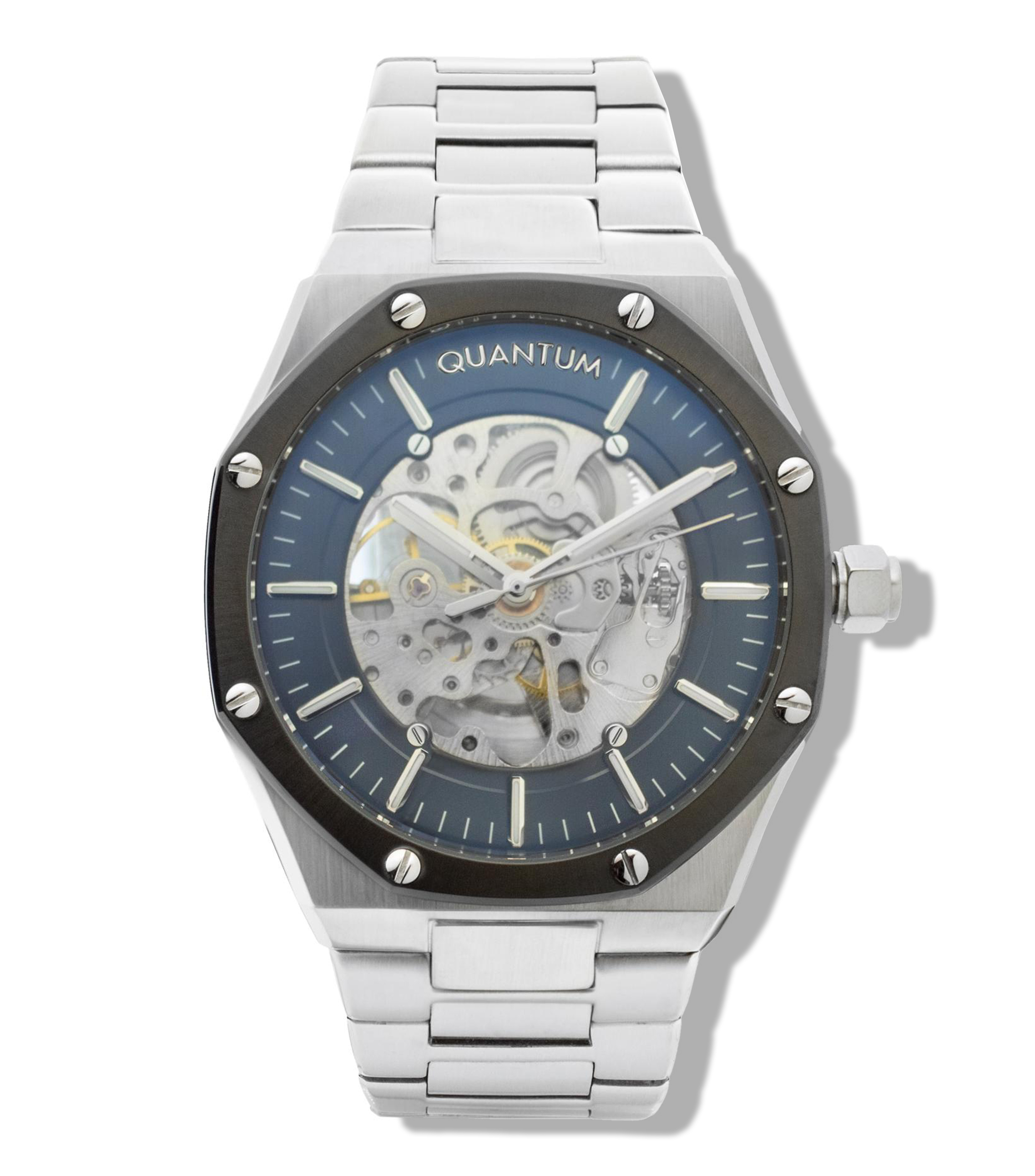 Quantum Reloj Q-Master Acero Inoxidable Plata Hombre - El Palacio de Hierro