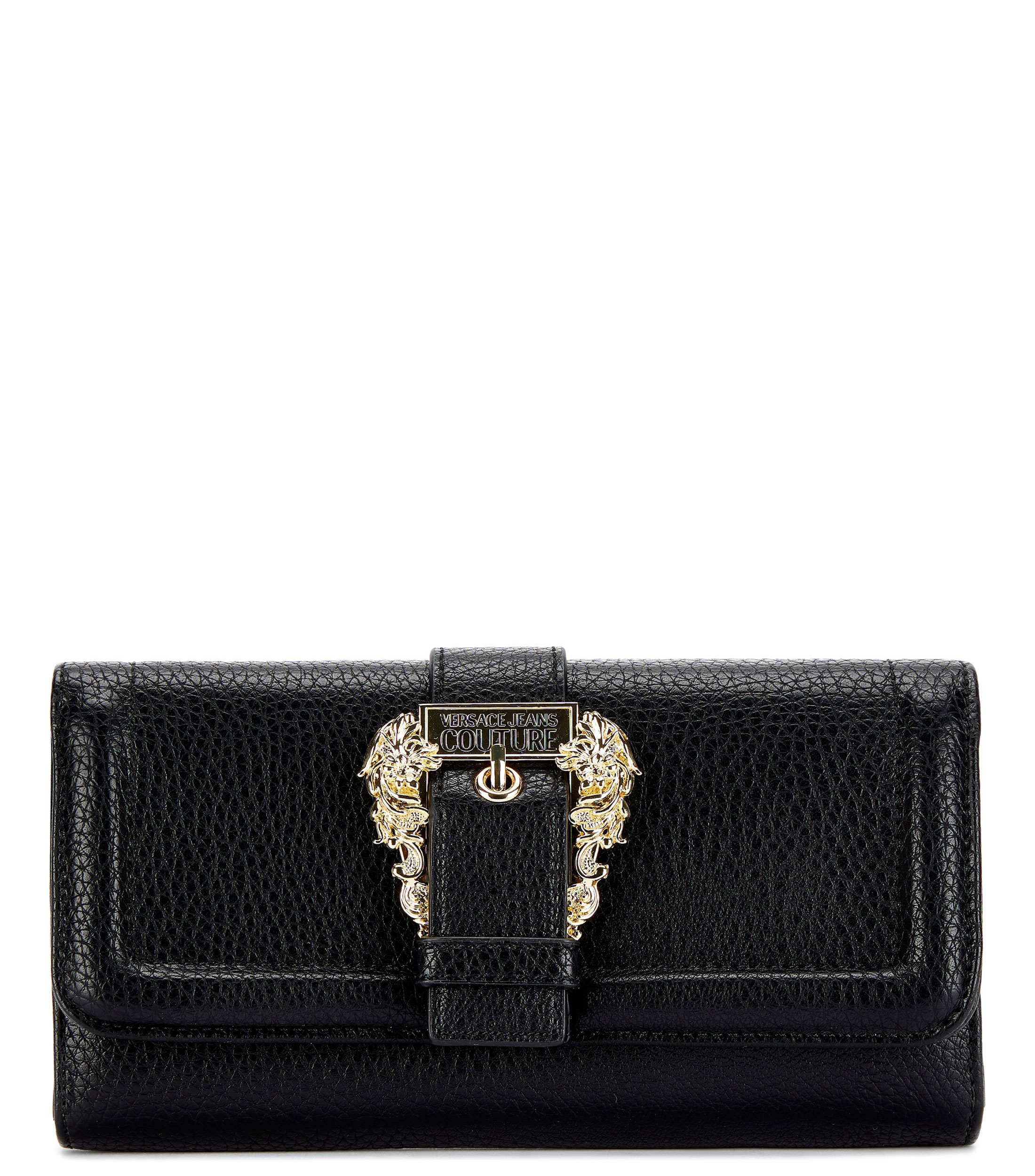 Versace Jeans Couture: Cartera negra con textura y cadena Mujer | El ...