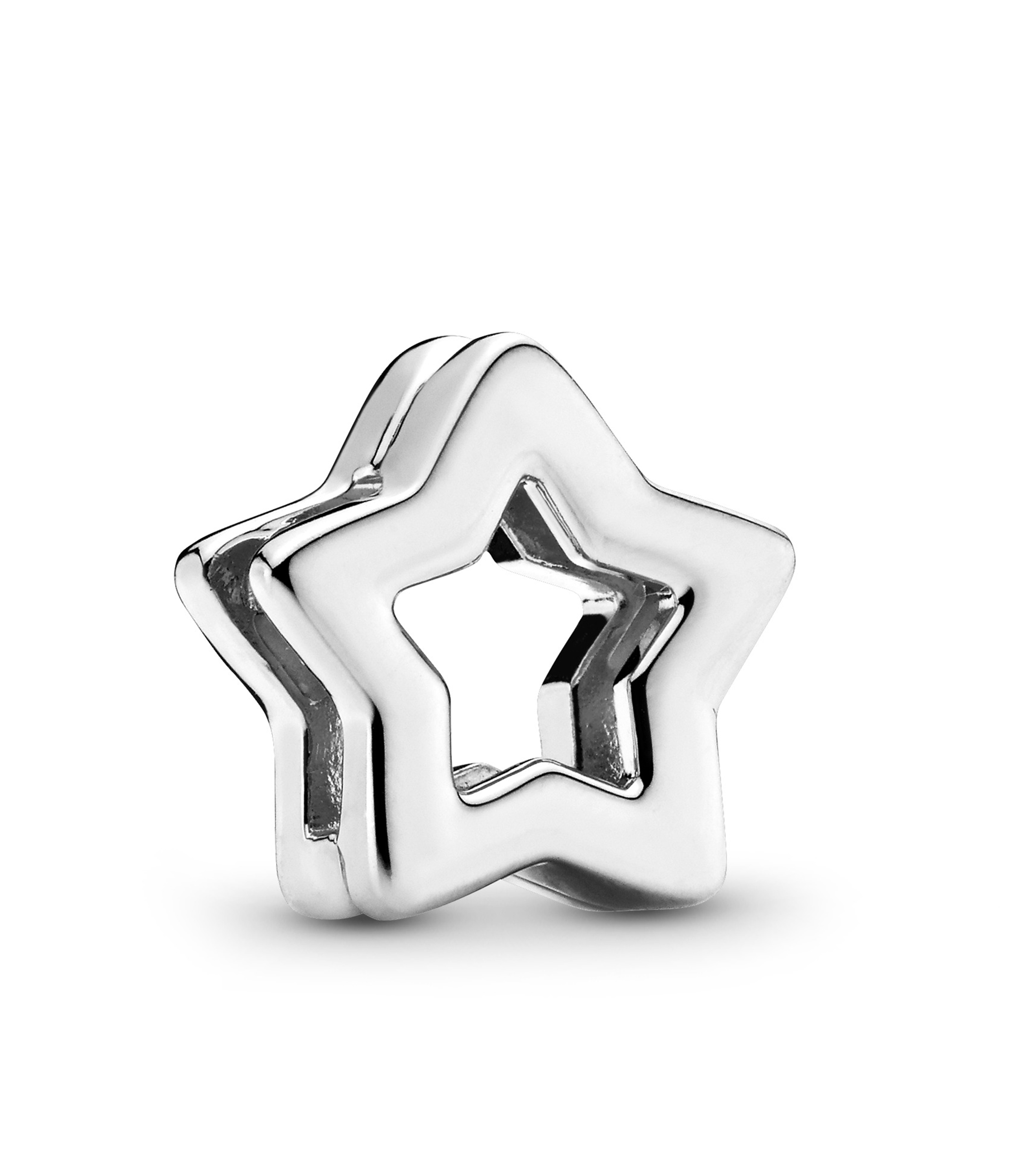 Pandora Charm de plata Clip Fijo Estrella Mujer - El Palacio de Hierro