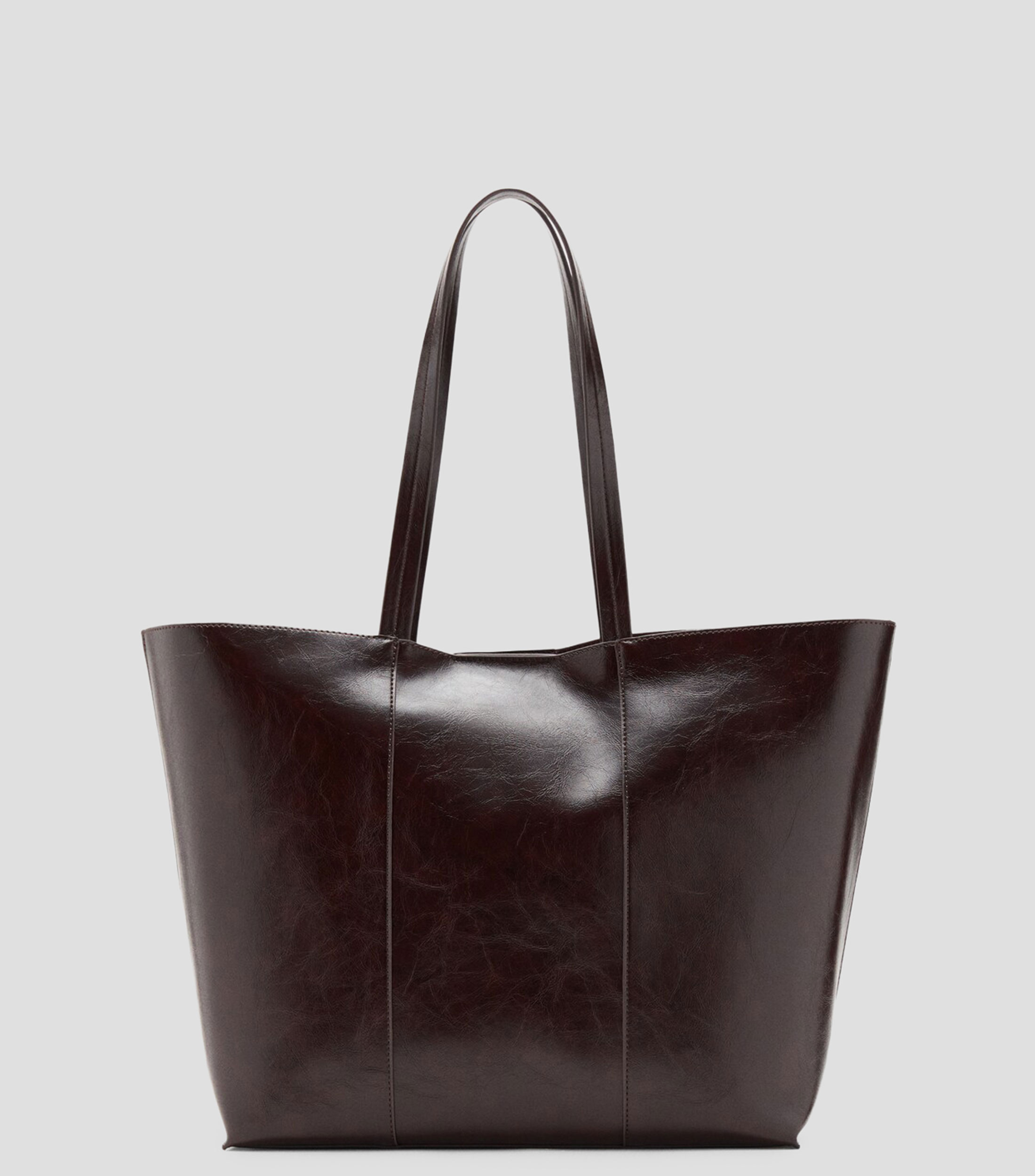 Mango Bolsa tote lisa Mujer |El Palacio de Hierro