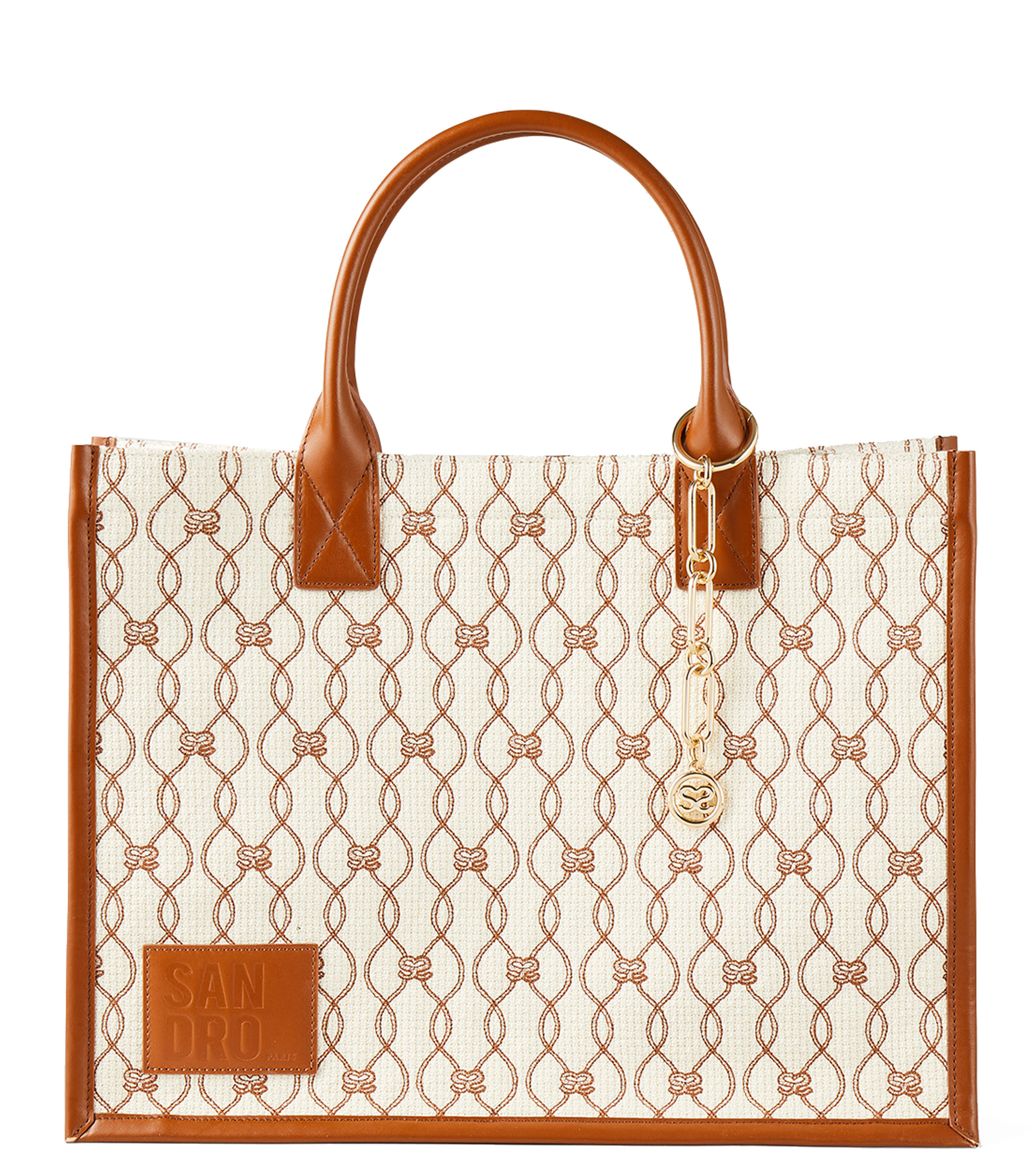 Sandro: Bolso tote Kasbah monogram Mujer | El Palacio de Hierro