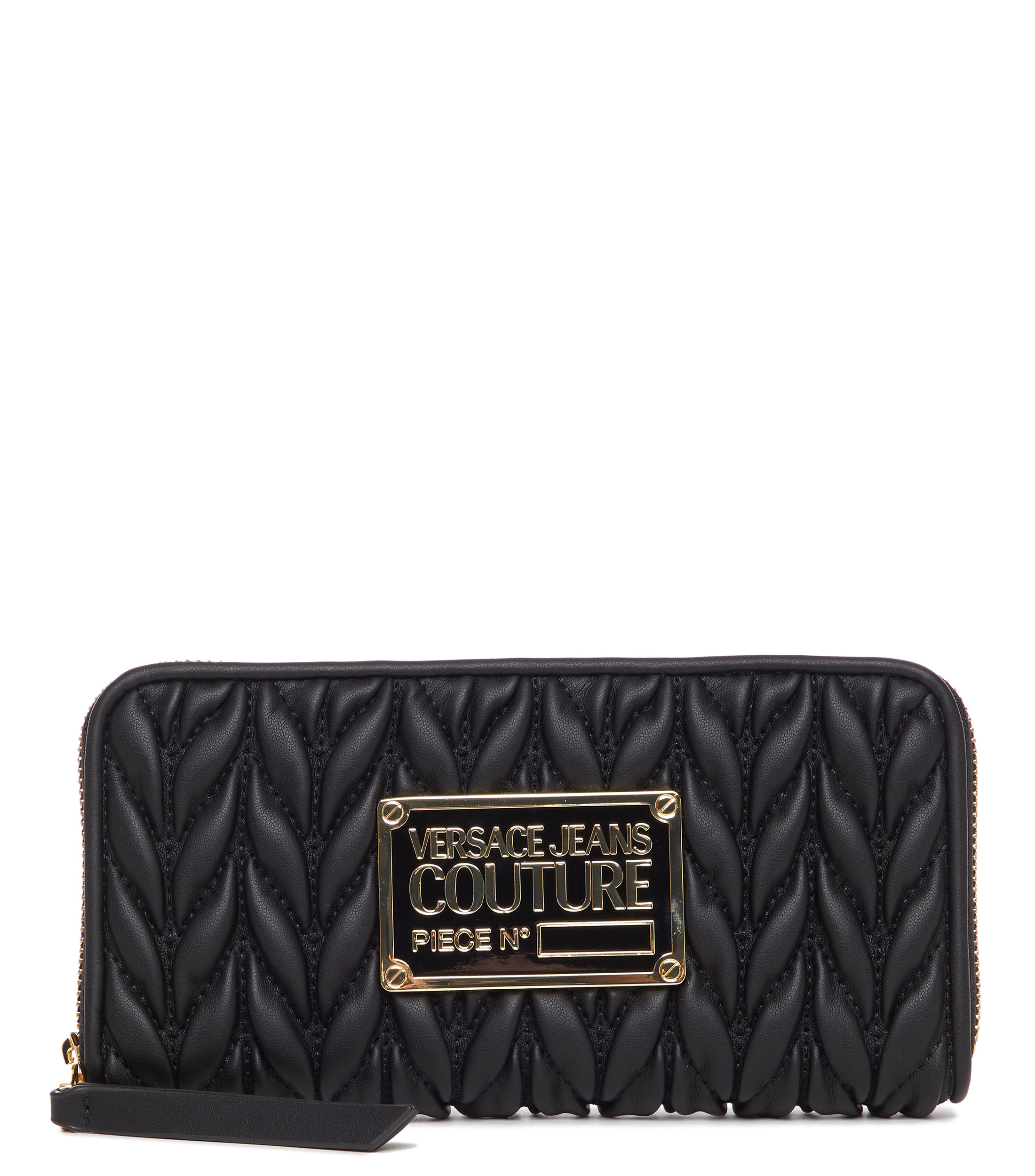 Versace Jeans Couture: Cartera negra texturizada Mujer | El Palacio de ...