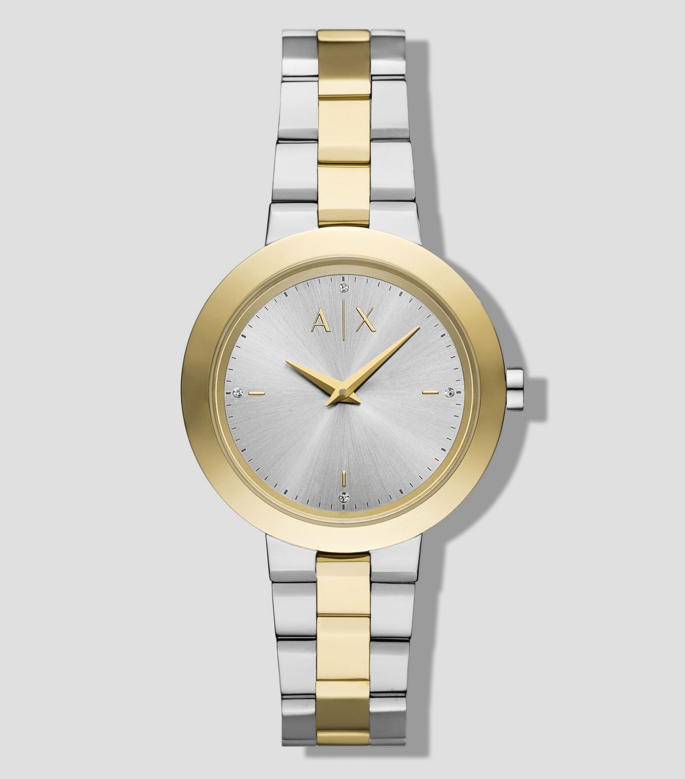 Ax | RELOJ SMART ACERO IN DAM ORO PLATA | El Palacio de Hierro