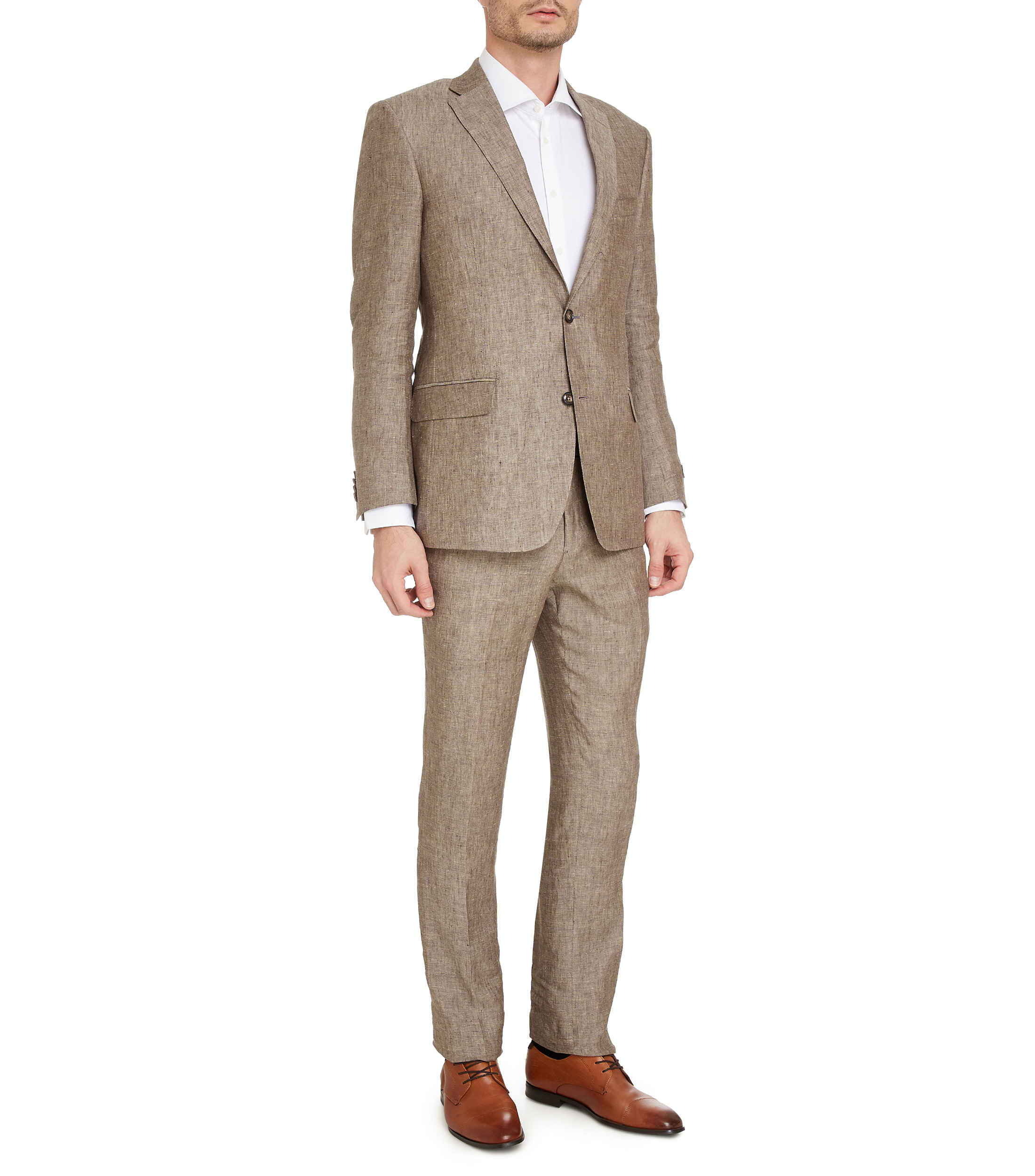 Calderoni Traje de corte Slim jaspeado Hombre - El Palacio de Hierro